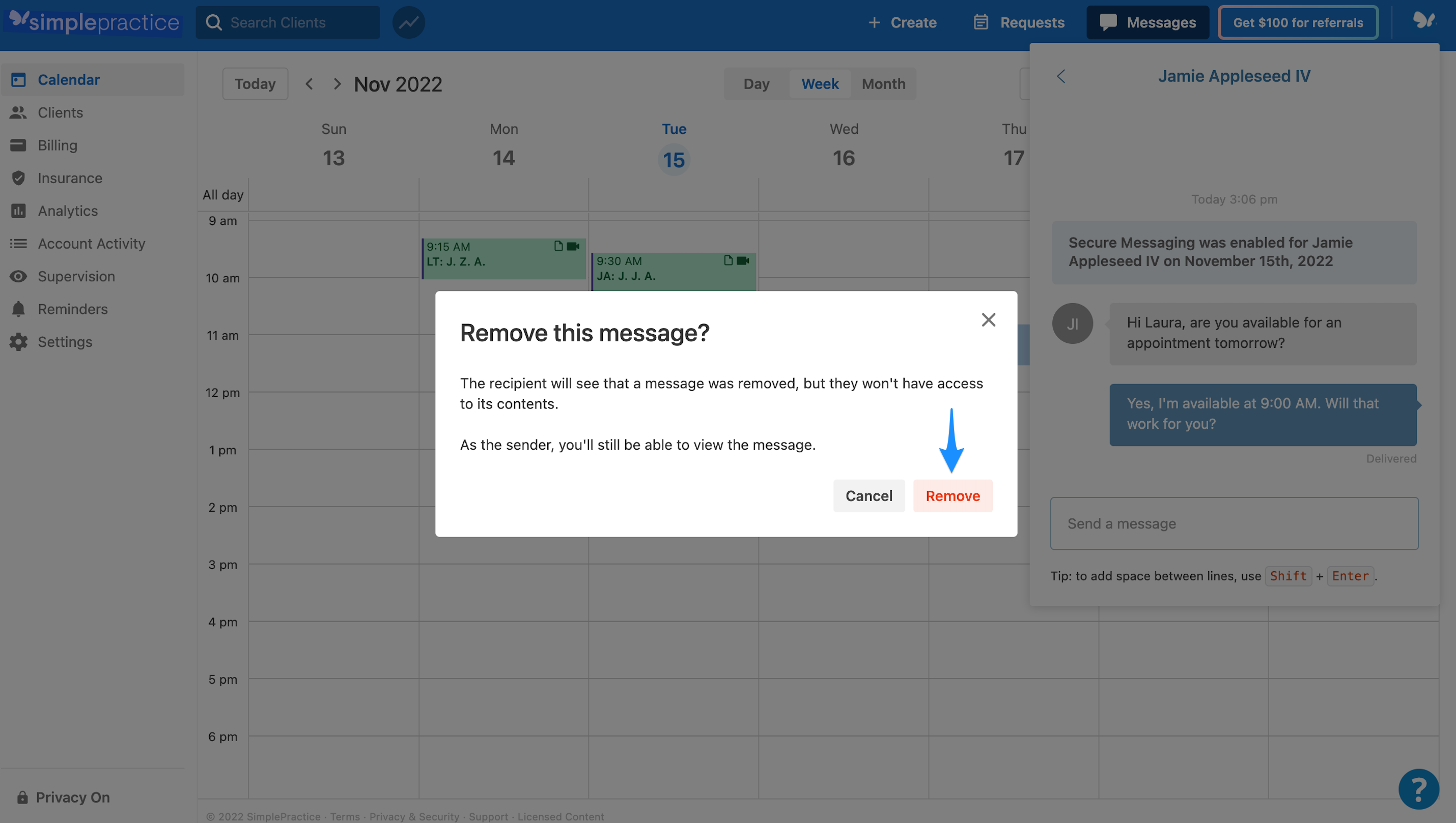Getting started with Secure Messaging – SimplePractice Support