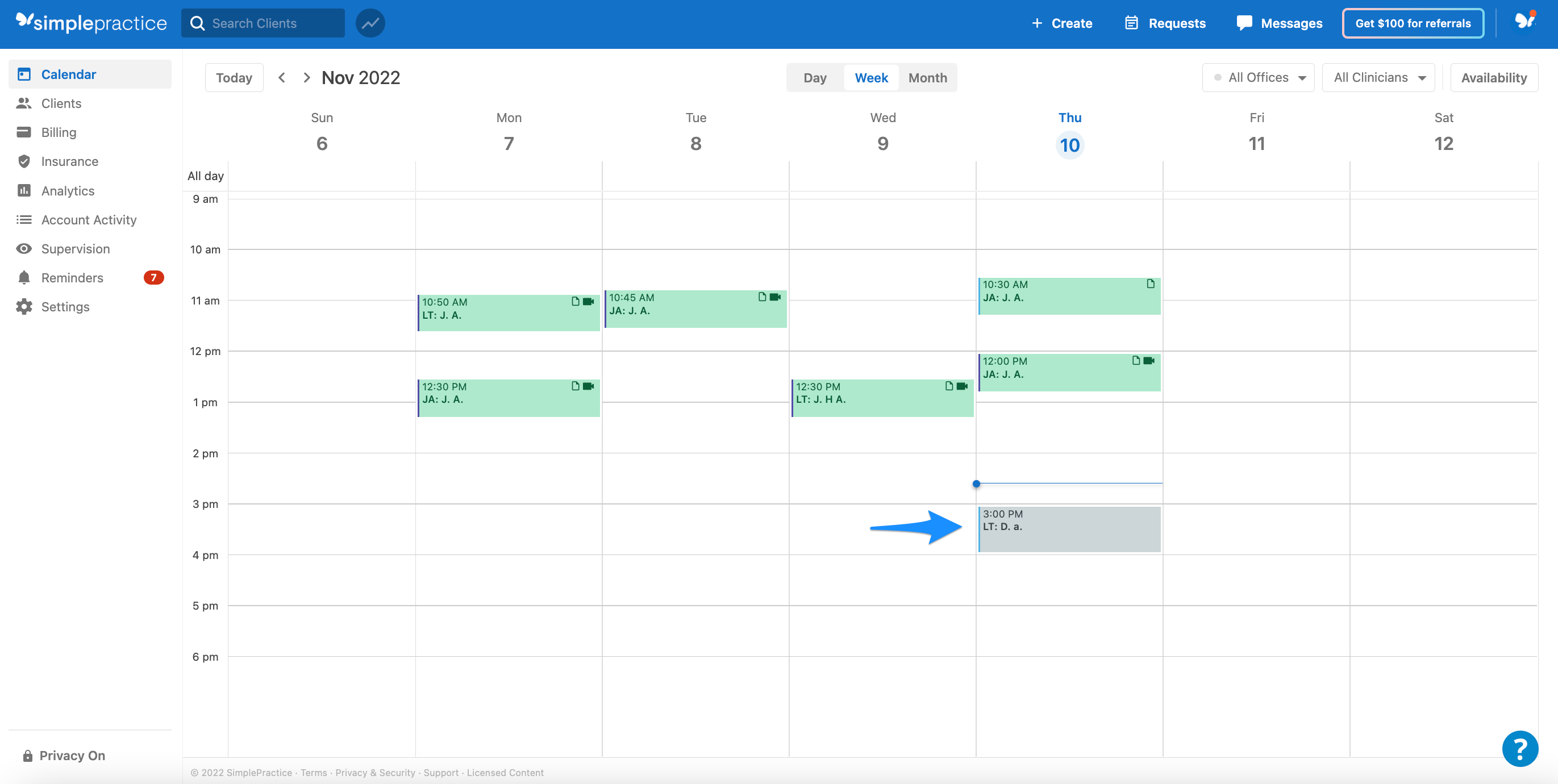 Adding and managing appointments – SimplePractice Support
