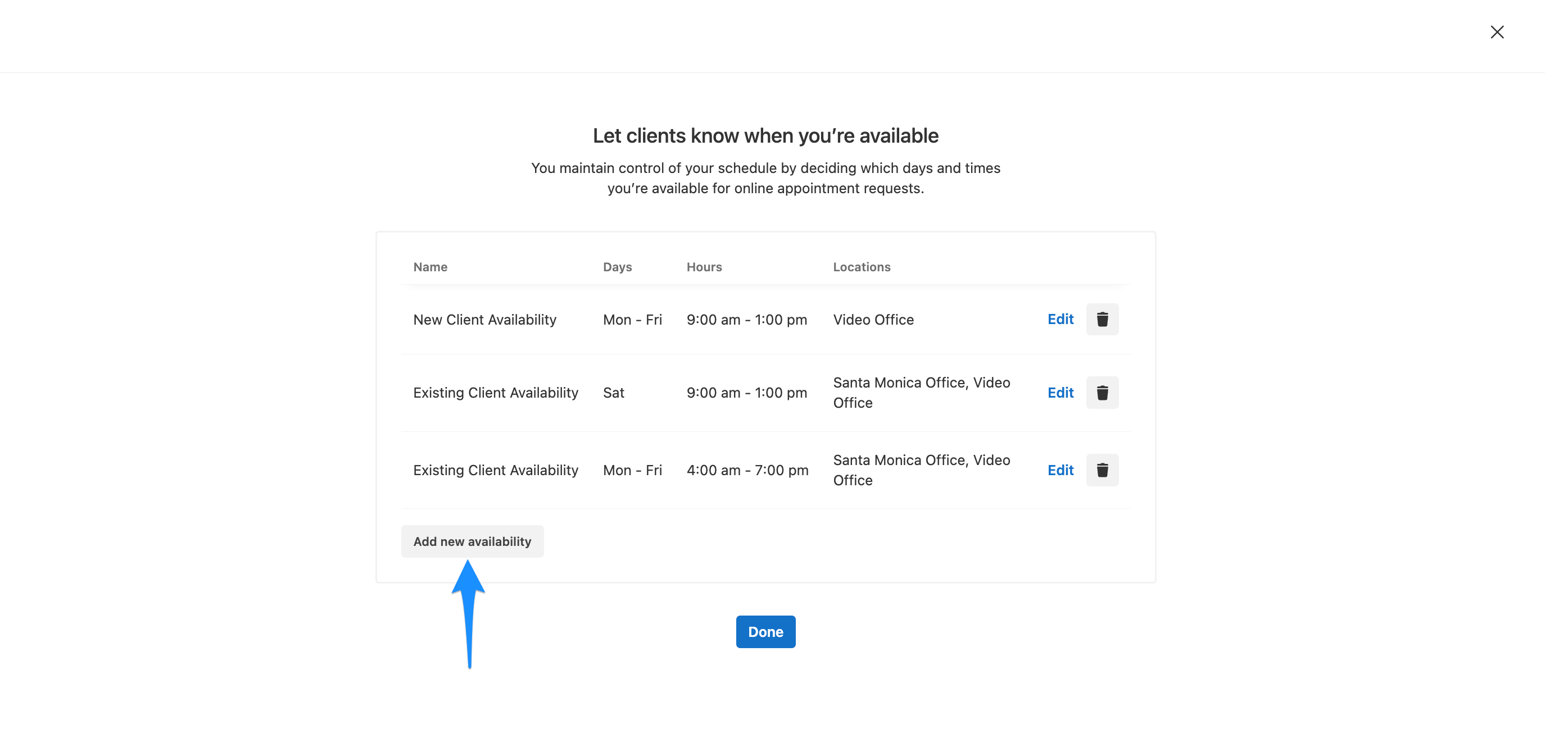 Managing your availability for in-network client referrals ...