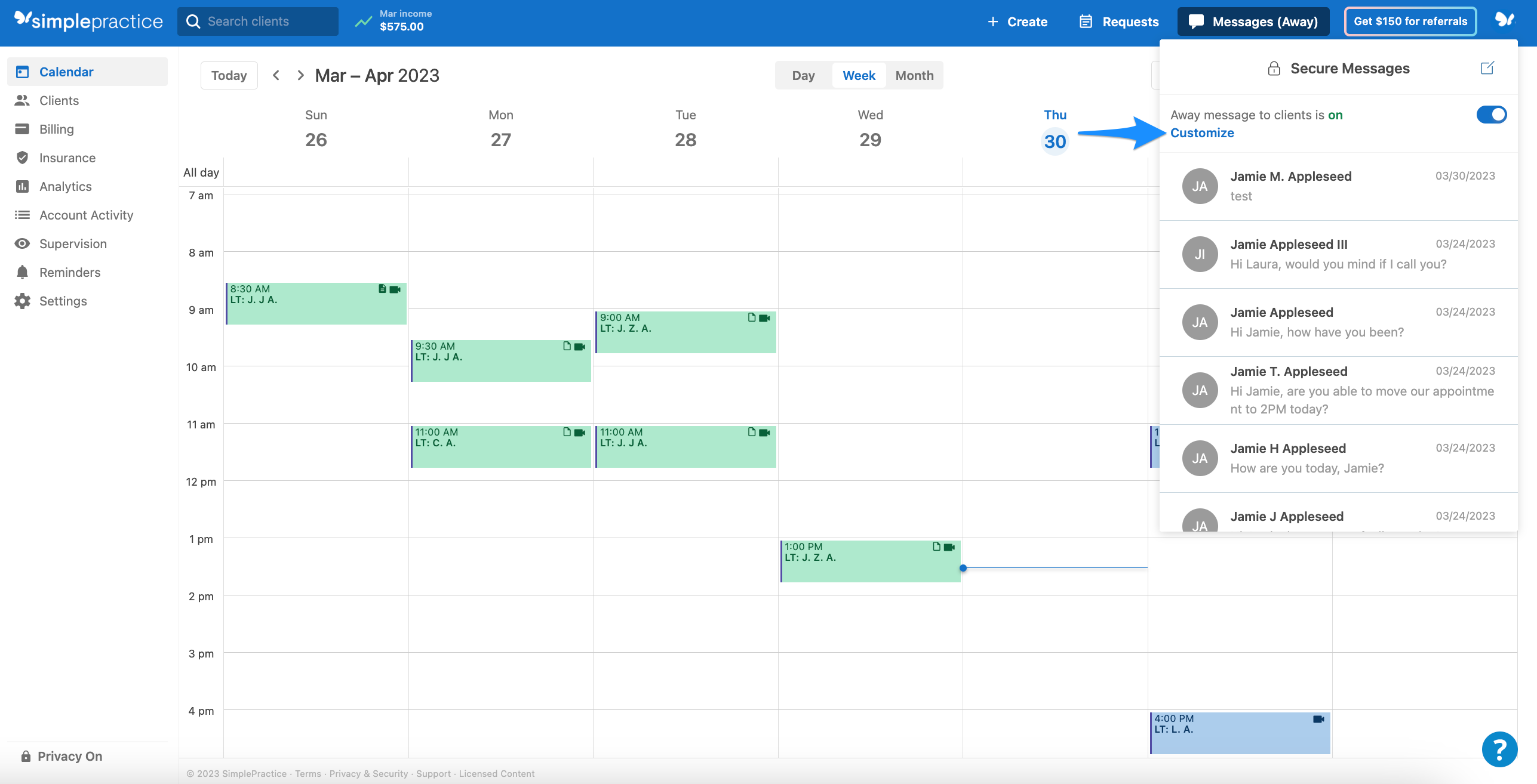 Getting started with Secure Messaging – SimplePractice Support