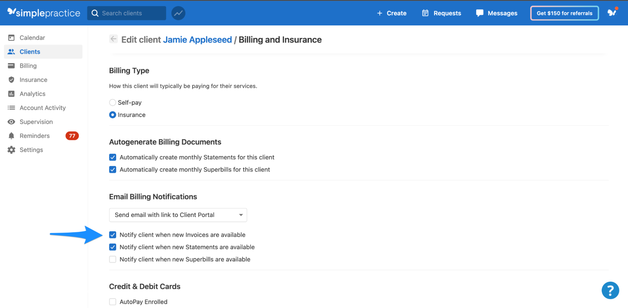Best practices for time-of-session billing – SimplePractice Support