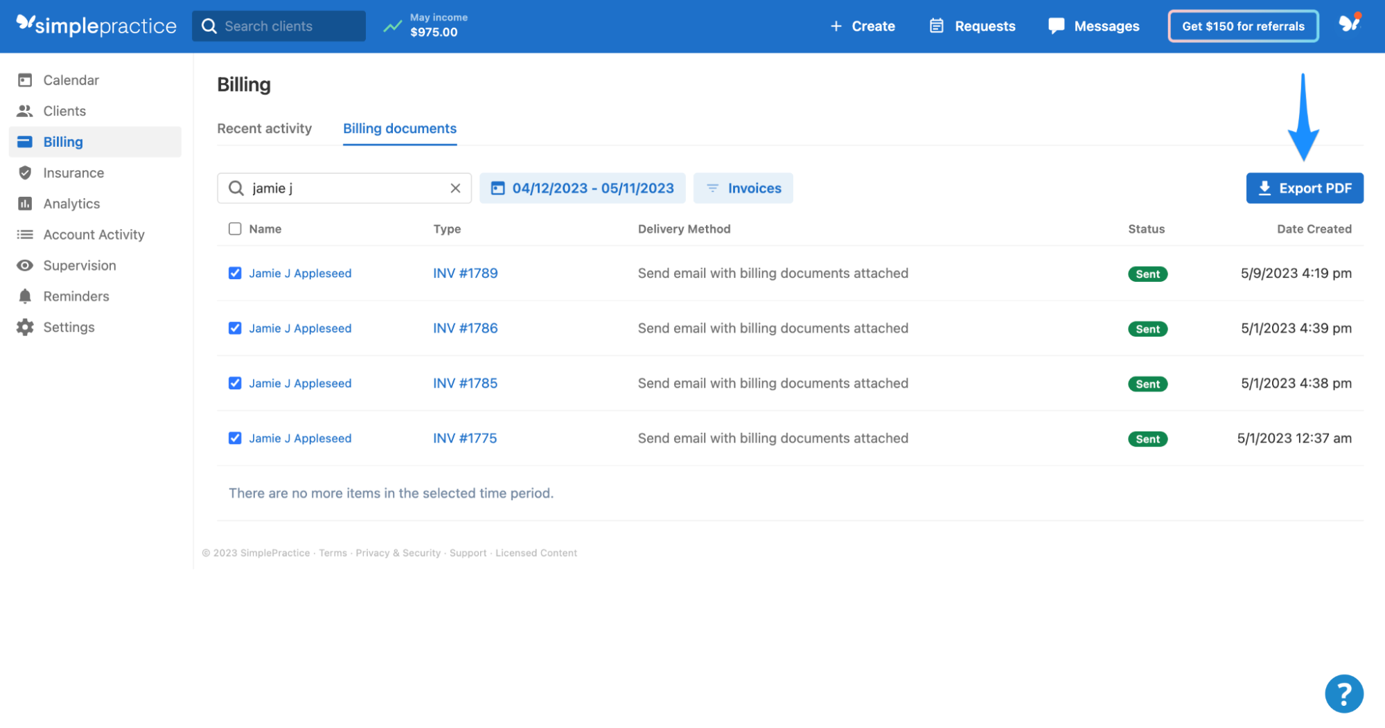 Best practices for time-of-session billing – SimplePractice Support