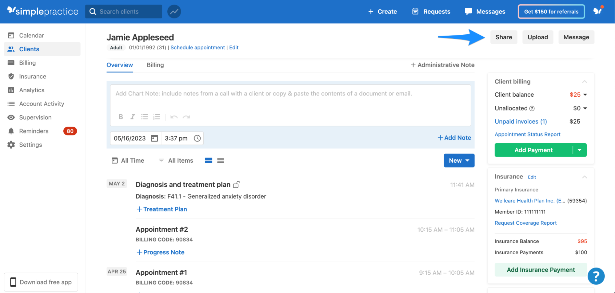 Processing Online Payments – SimplePractice Support