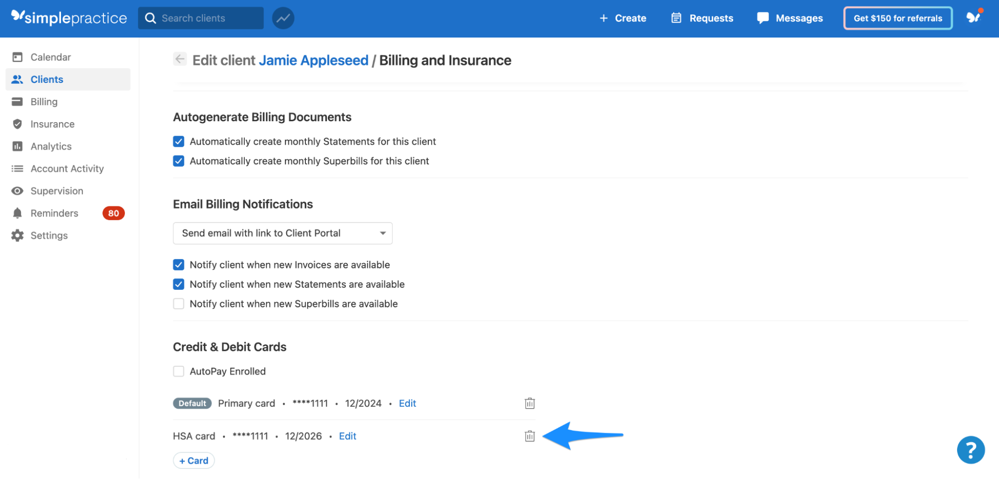 Processing Online Payments – SimplePractice Support