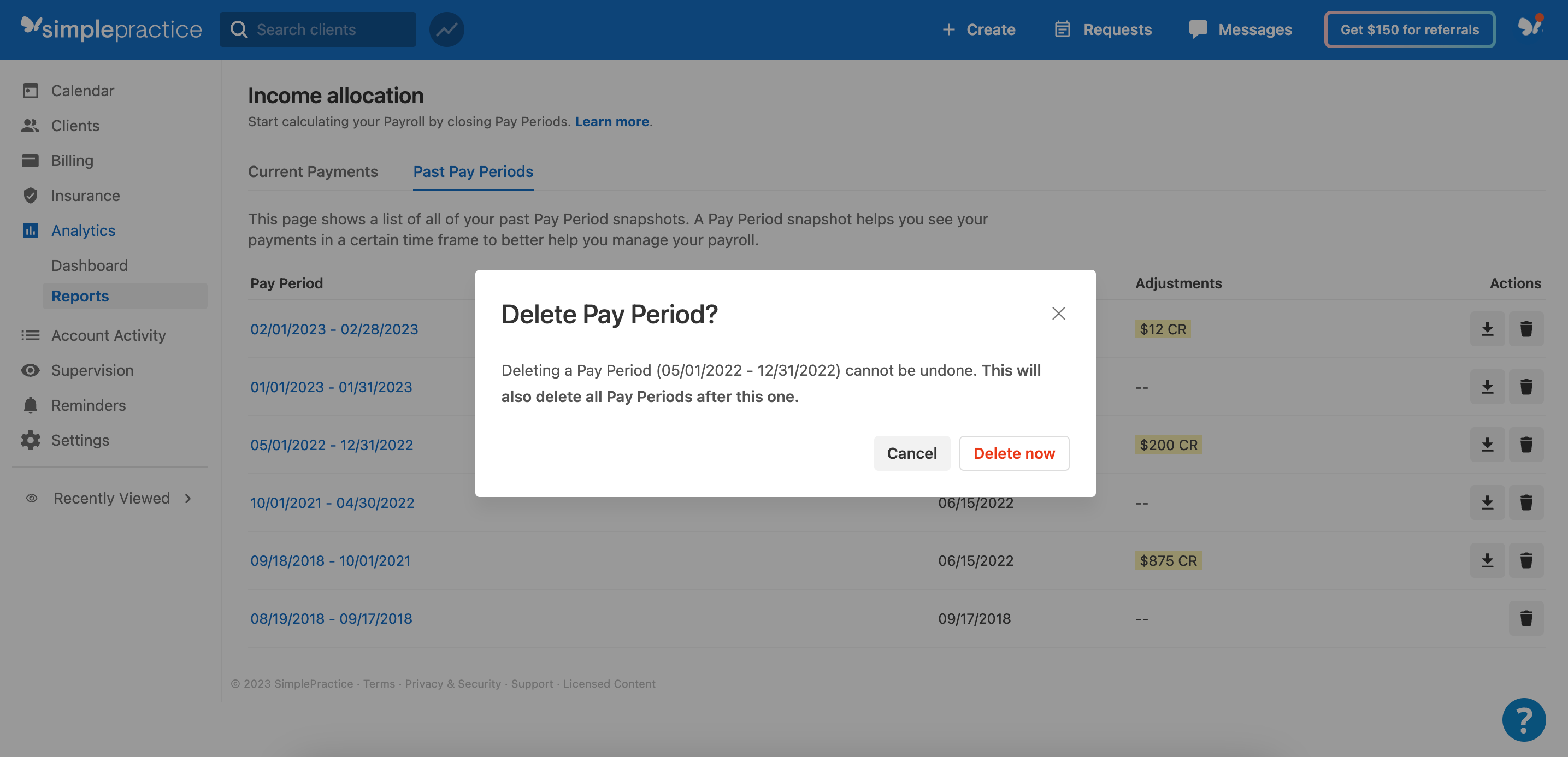 Calculating payroll for group practices – SimplePractice Support