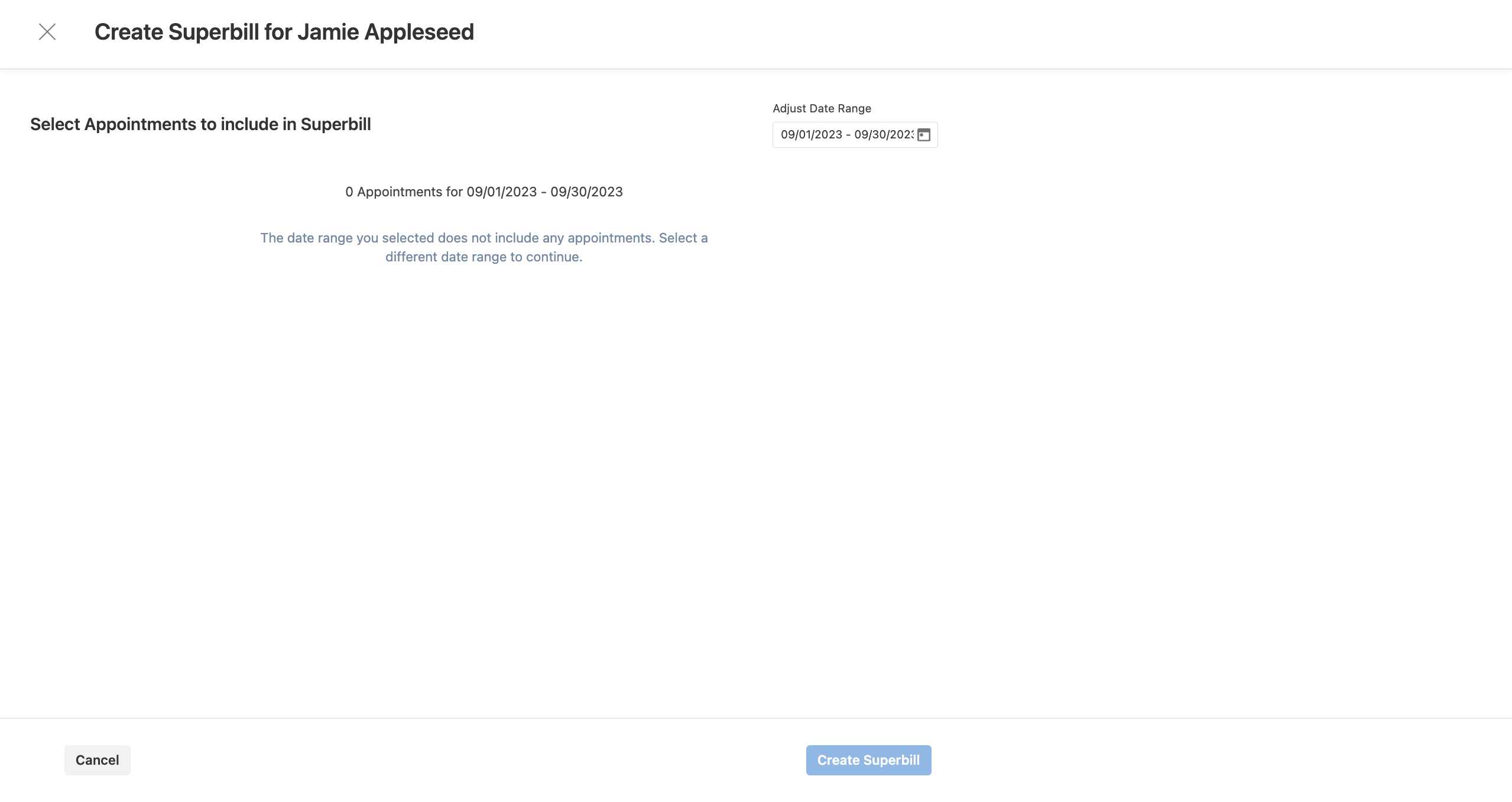 Creating superbills – SimplePractice Support