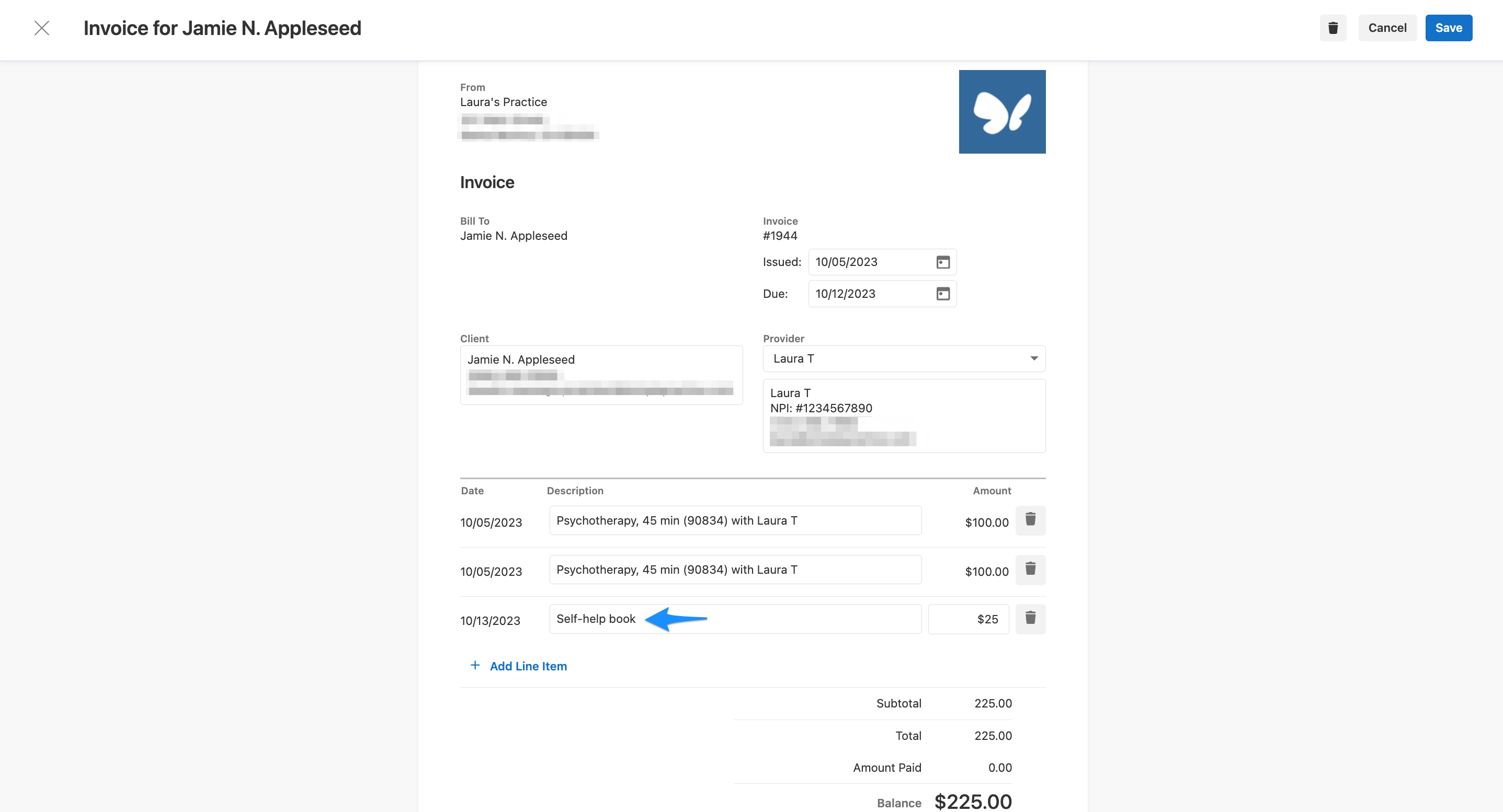 Creating and using service codes and products – SimplePractice Support