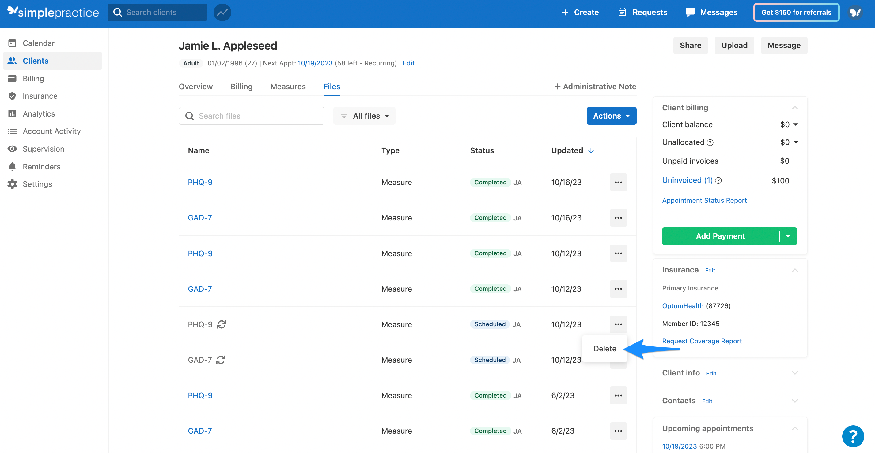 Measurement-Based Care in Simple Practice – Mindz Institute
