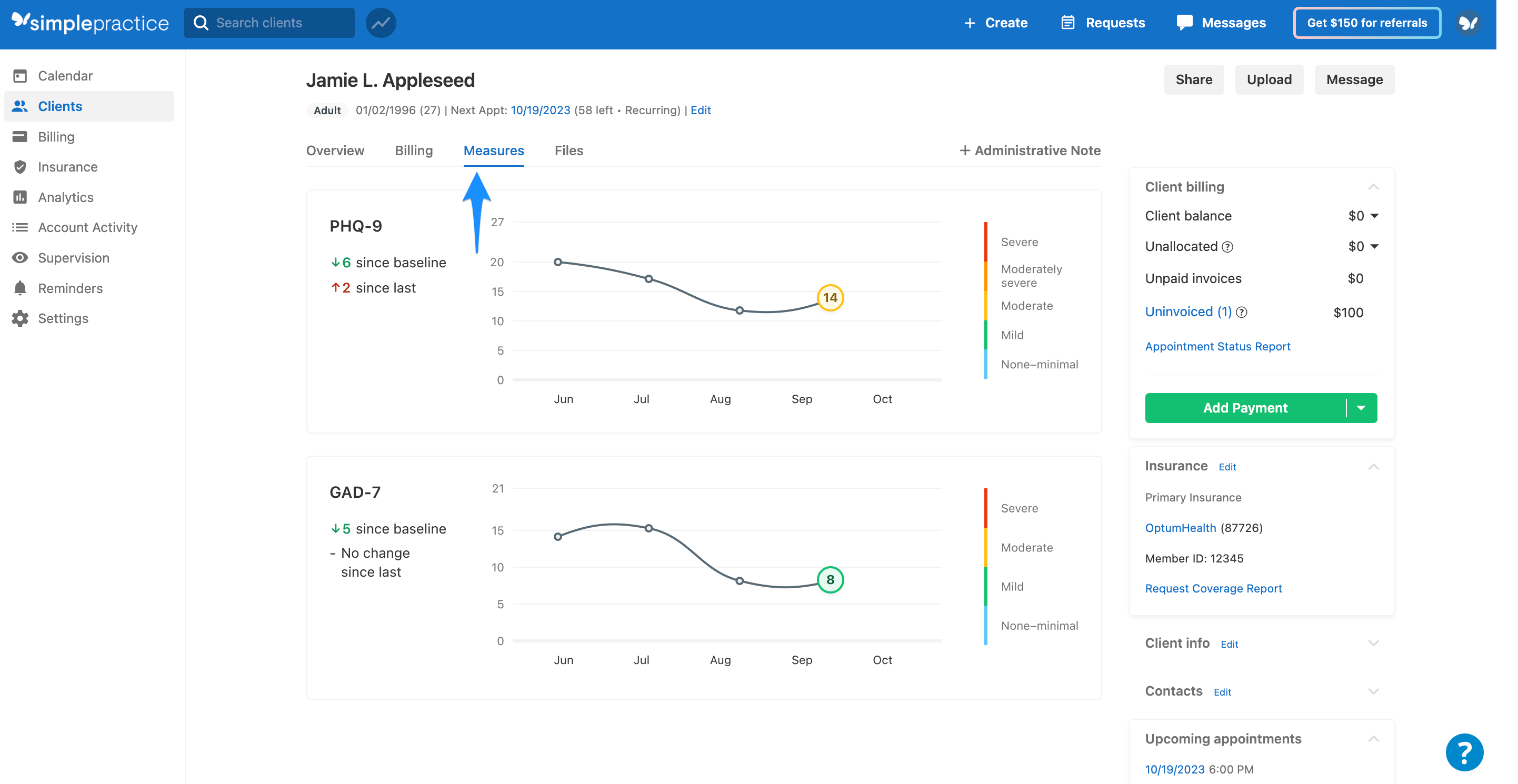 Measurement-Based Care in Simple Practice – Mindz Institute