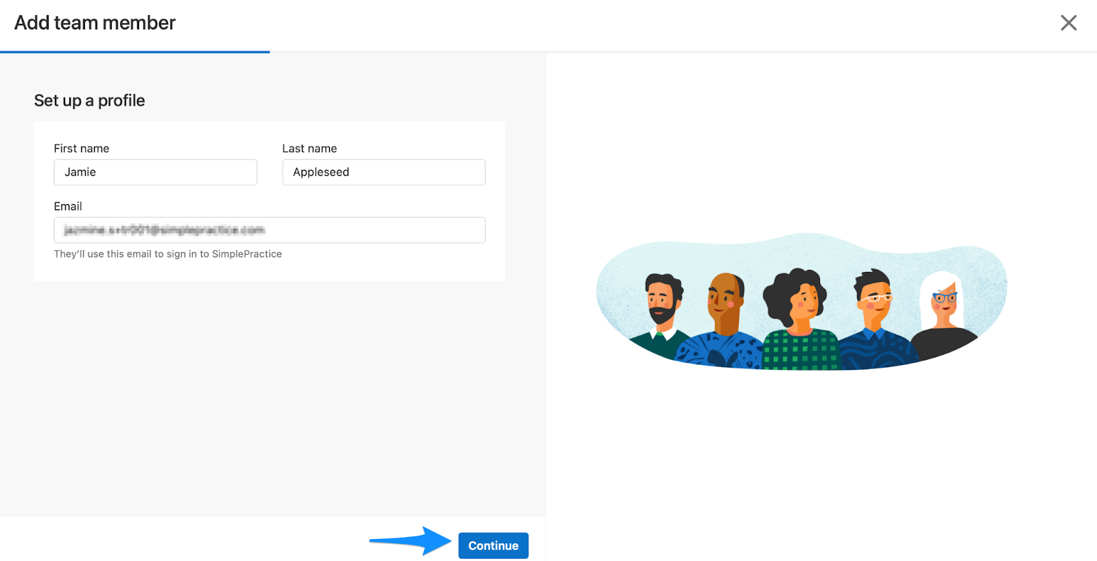 Adding and managing team members – SimplePractice Support