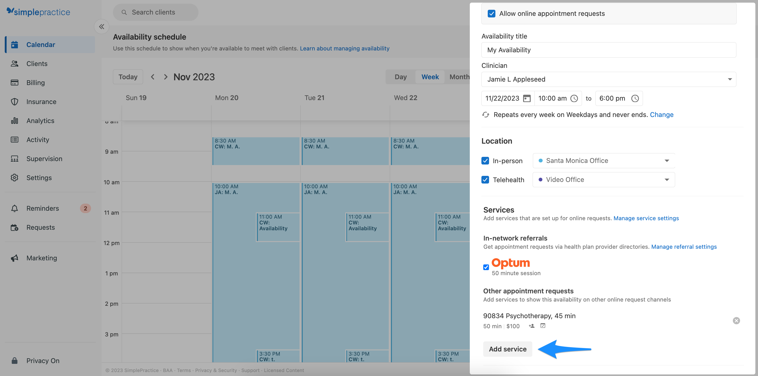 Managing your availability FAQs – SimplePractice Support