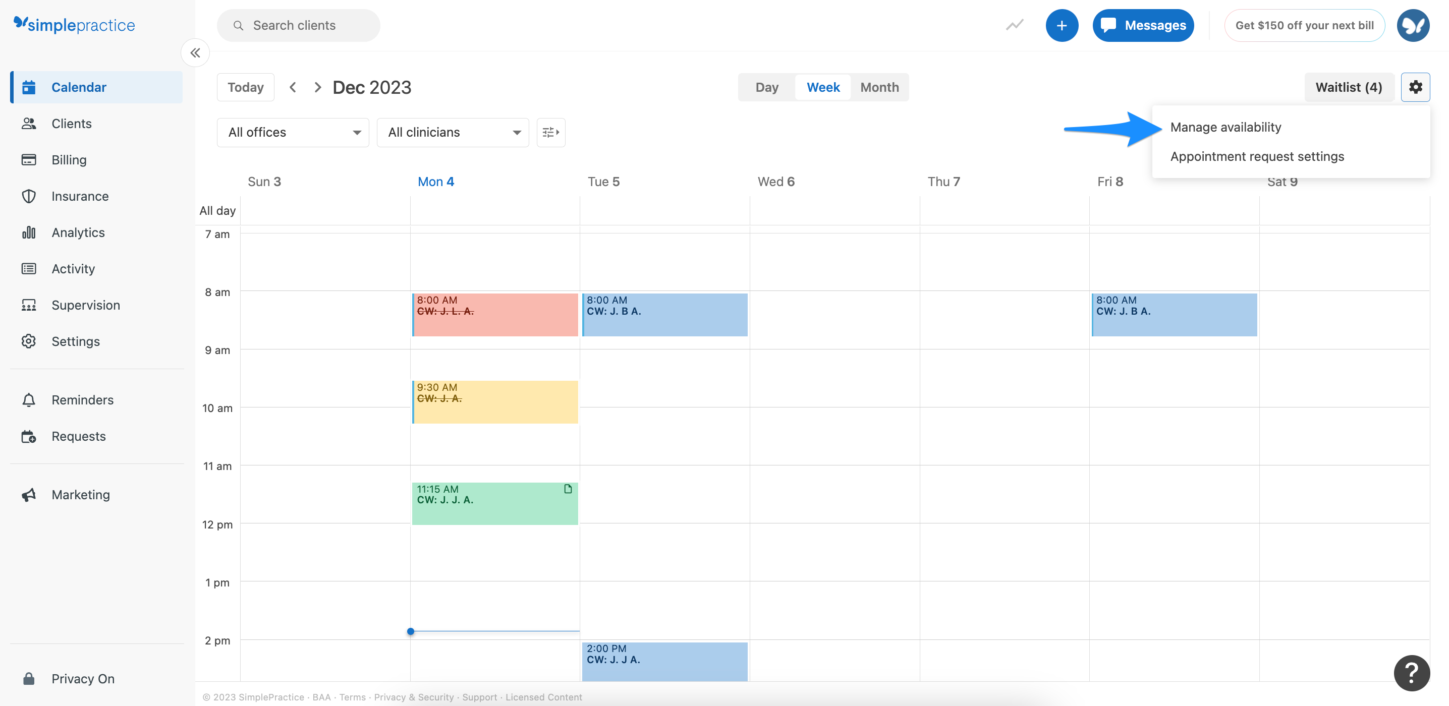 Managing your Availability FAQs – SimplePractice Support