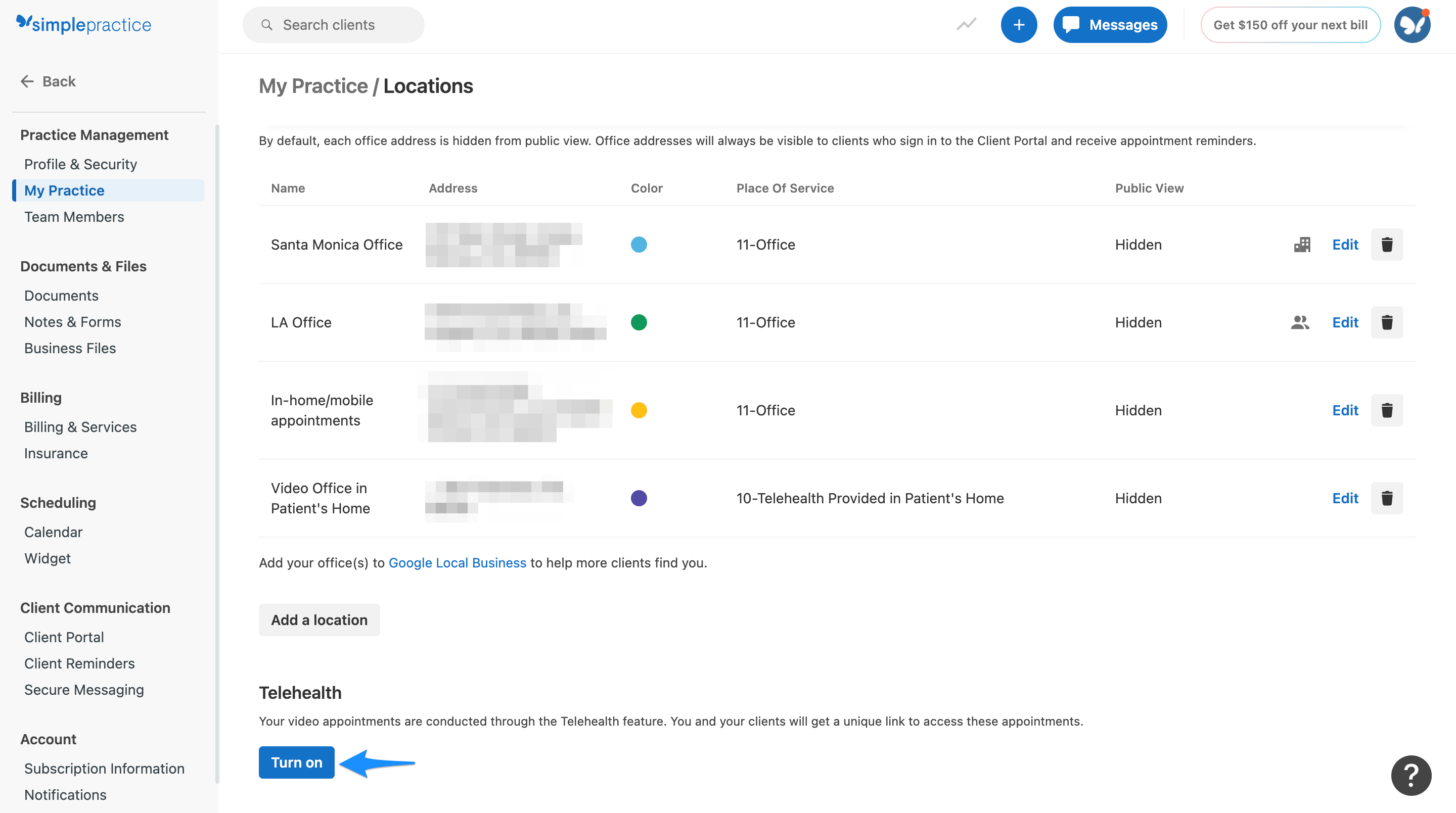 Getting started with Telehealth – SimplePractice Support