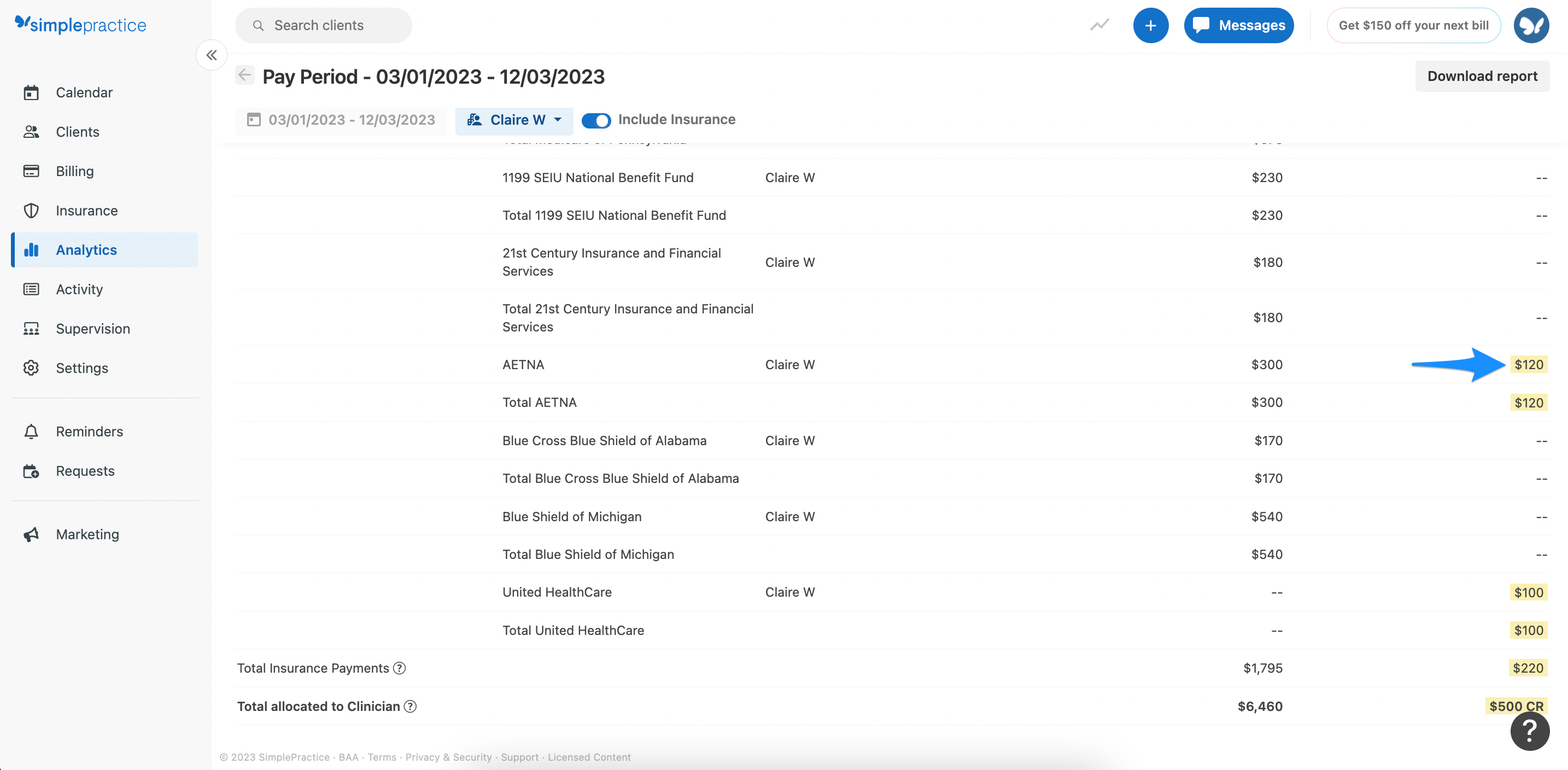 Calculating payroll for group practices – SimplePractice Support