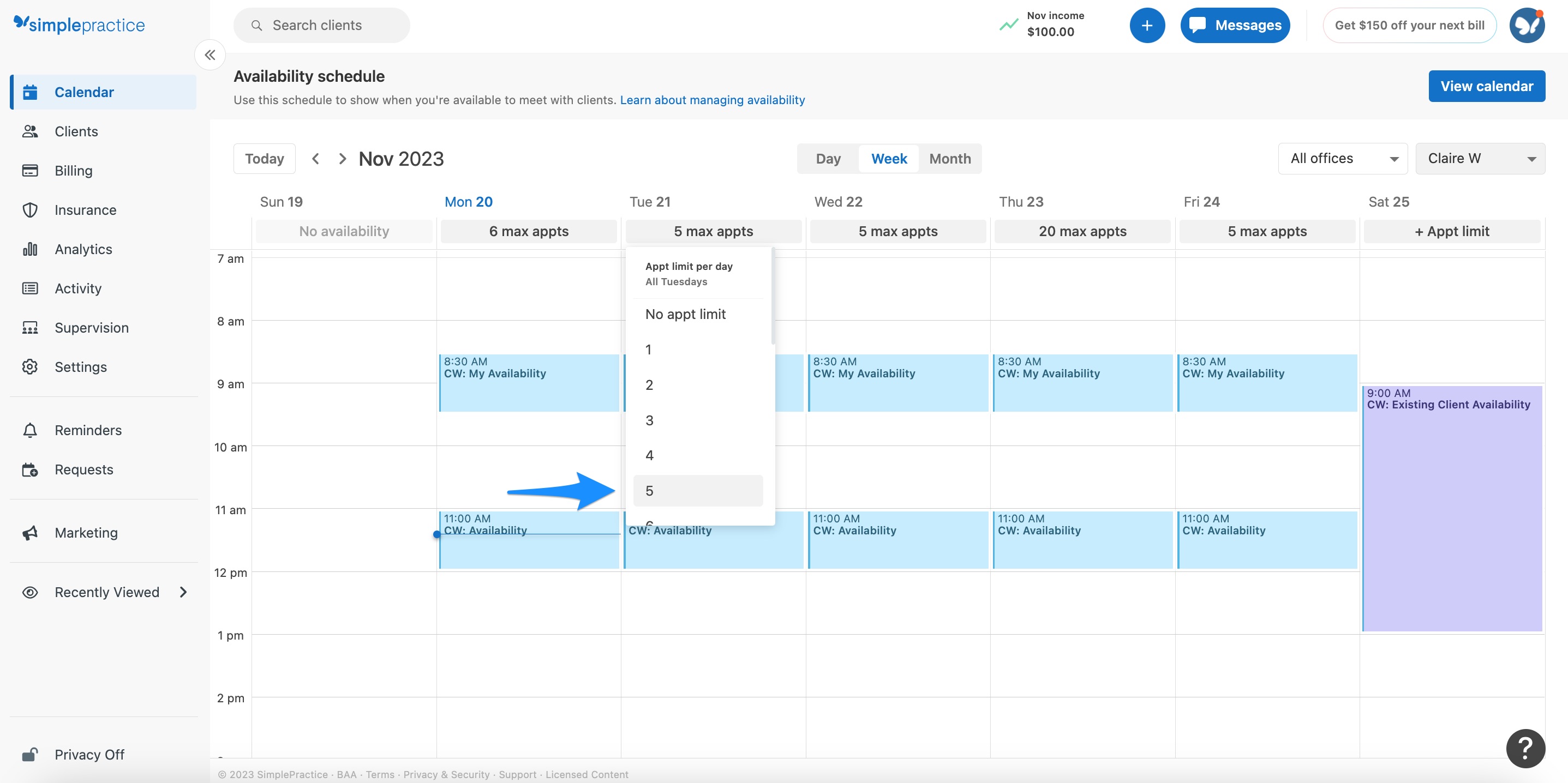 Managing your Availability FAQs – SimplePractice Support