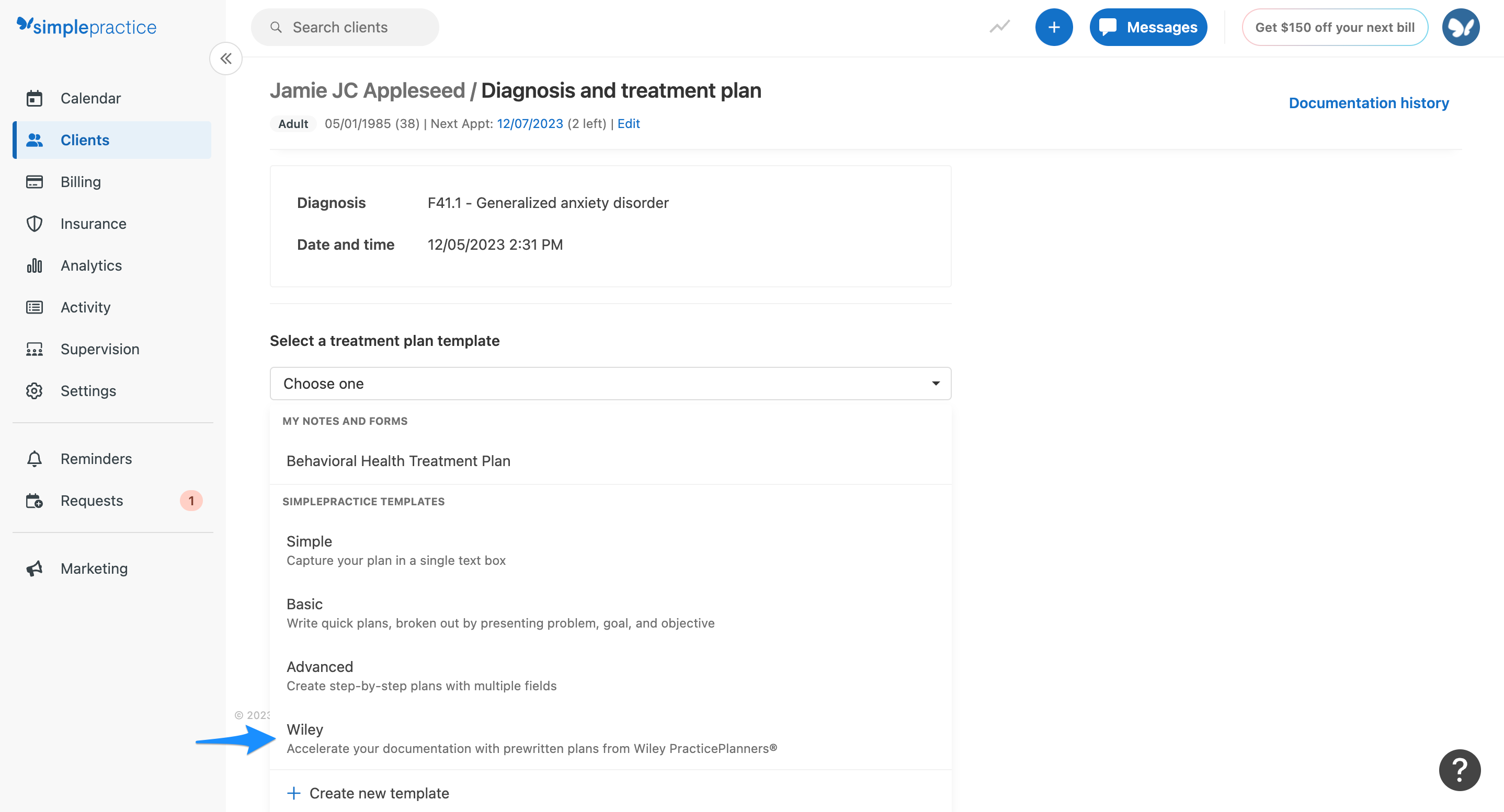 Using Wiley Treatment Planners – SimplePractice Support