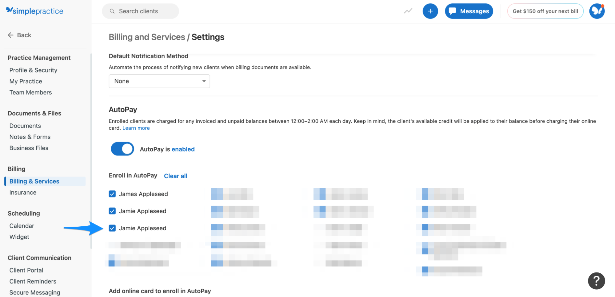 Getting Started with AutoPay – SimplePractice Support