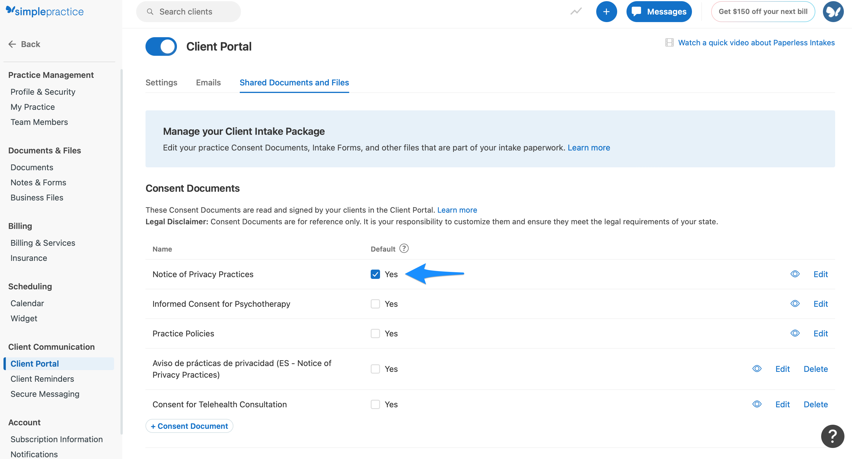 Setting up the Client Portal – SimplePractice Support