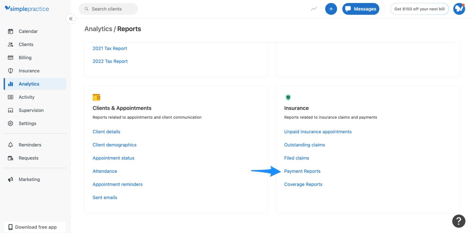 ERAs in SimplePractice (Payment Reports) – SimplePractice Support