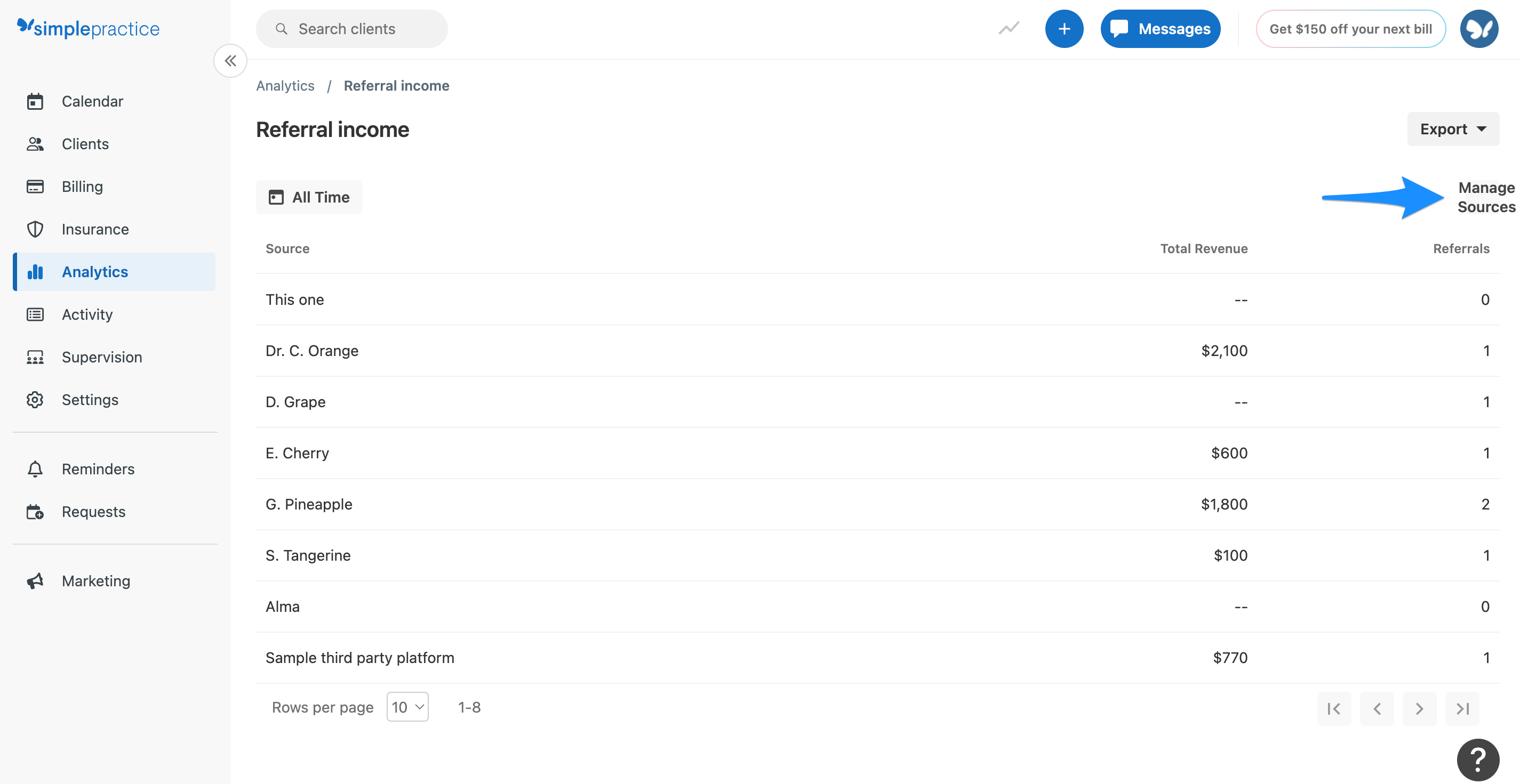 Understanding your income reports – SimplePractice Support