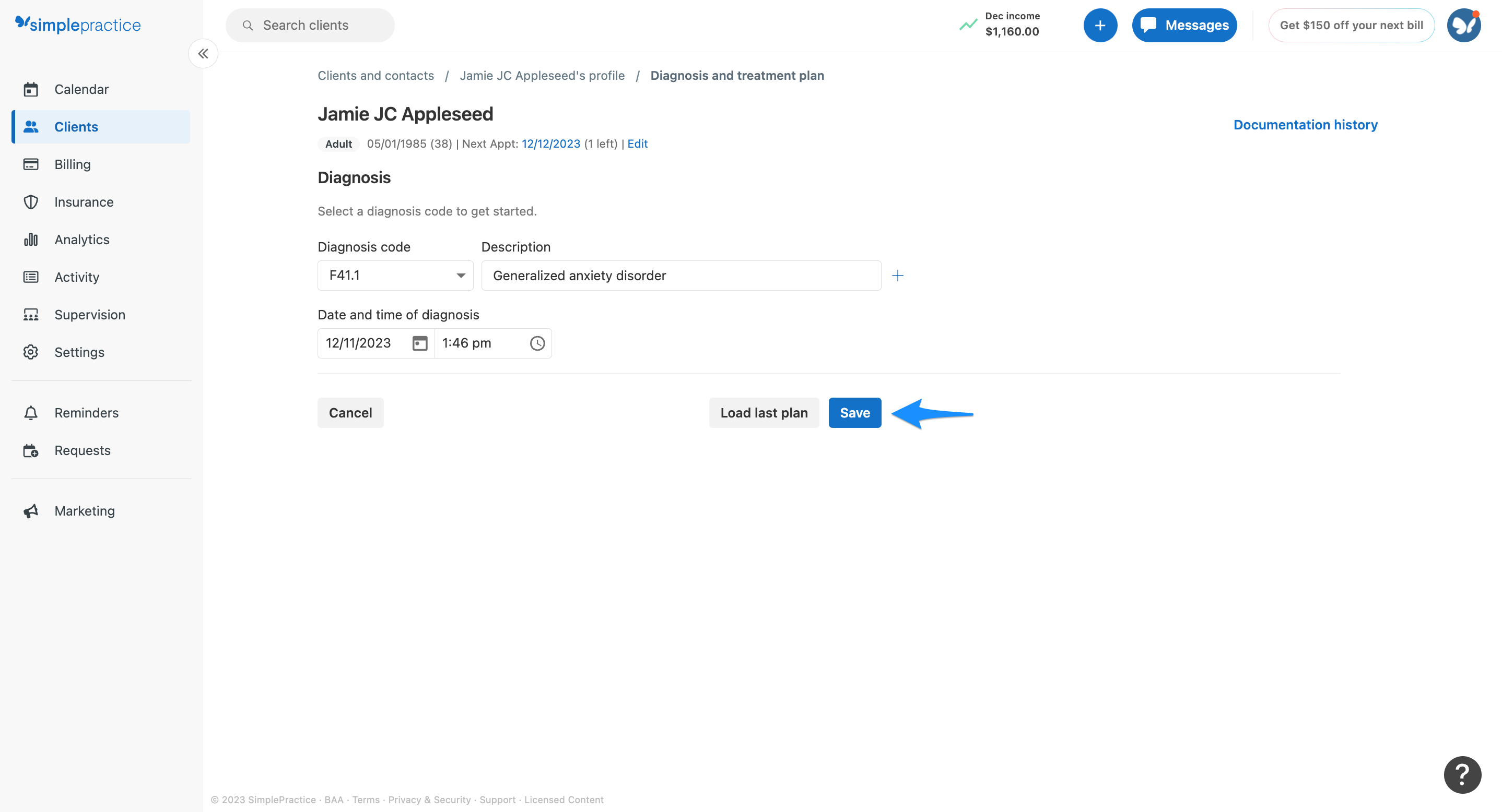 Creating superbills – SimplePractice Support