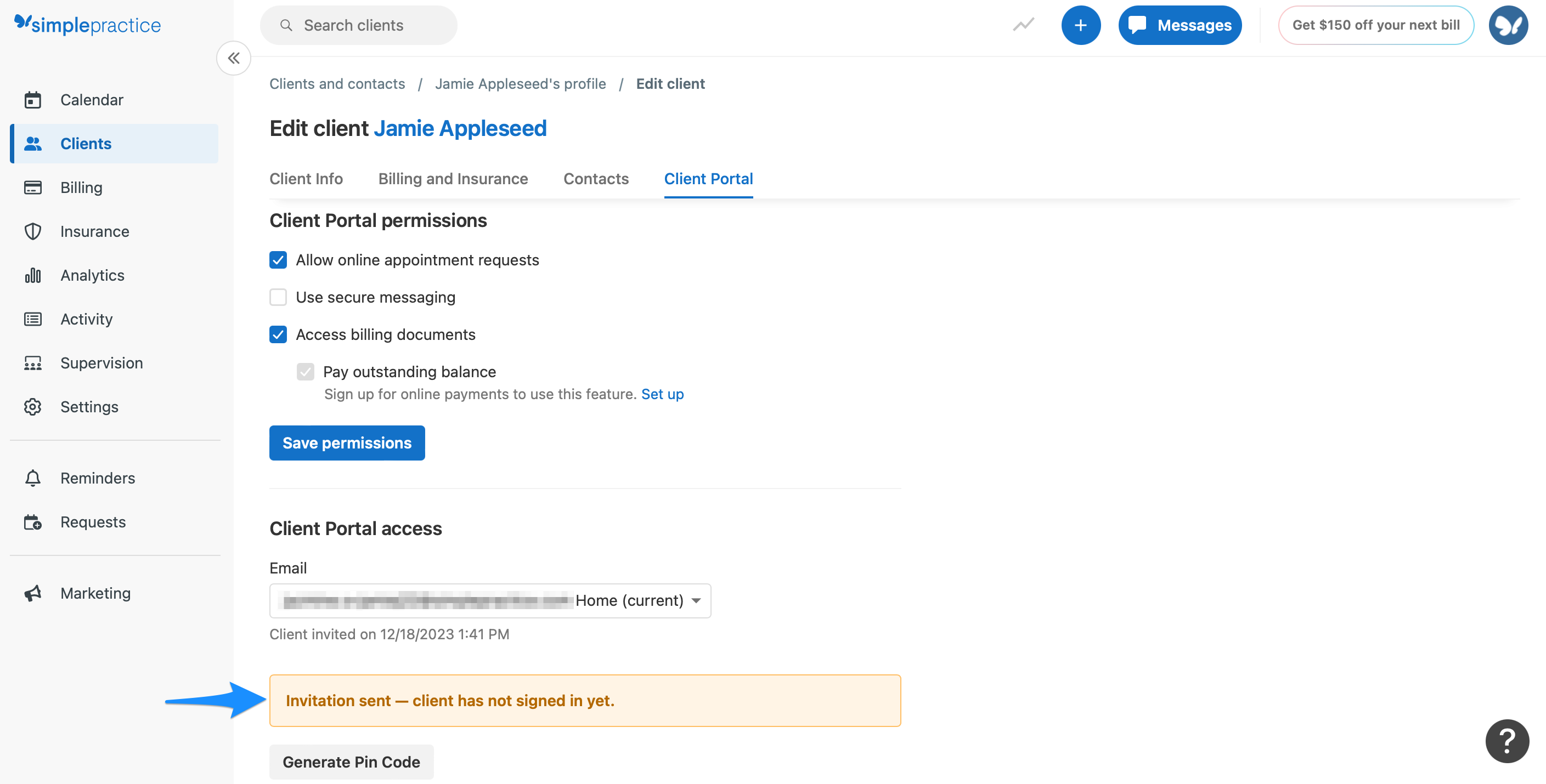 Sending Intake Forms And Documents To Clients Simplepractice Support