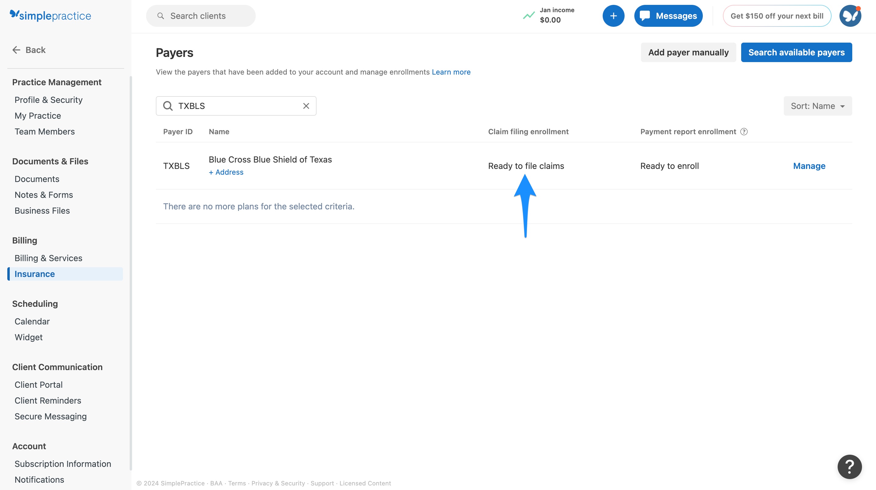 Submitting enrollments to file claims and receive Payment Reports ...