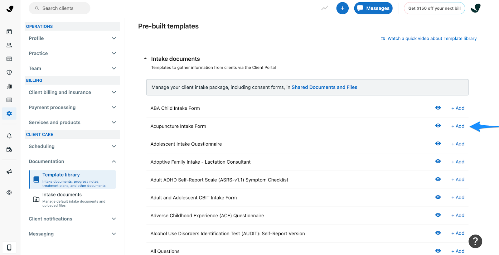 Creating customized templates – SimplePractice Support