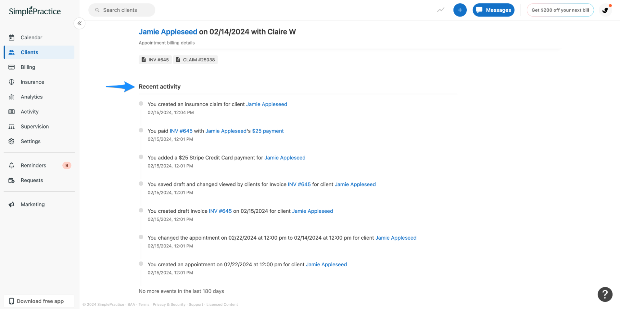 Navigating client payments – SimplePractice Support