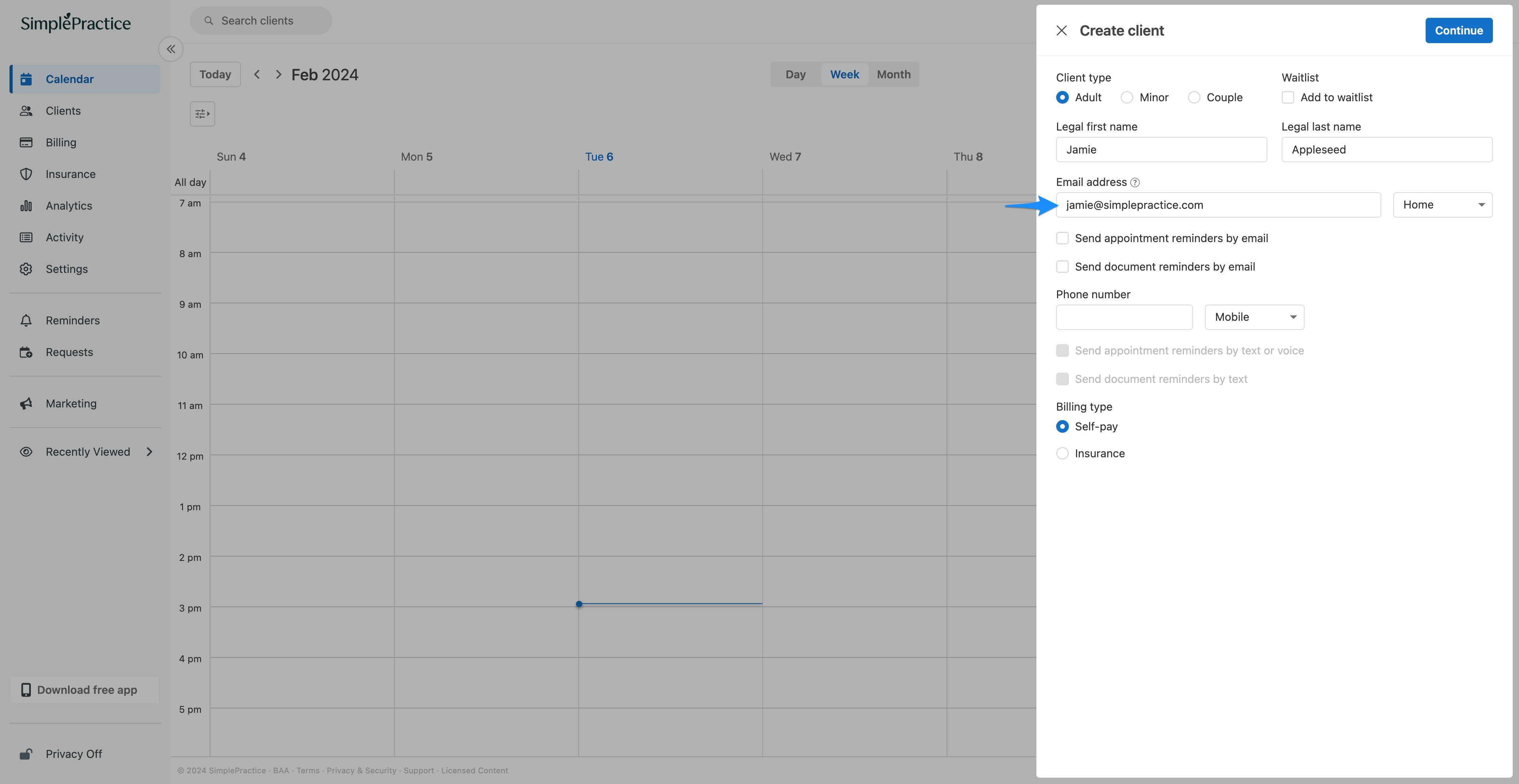 Setting up the Client Portal – SimplePractice Support