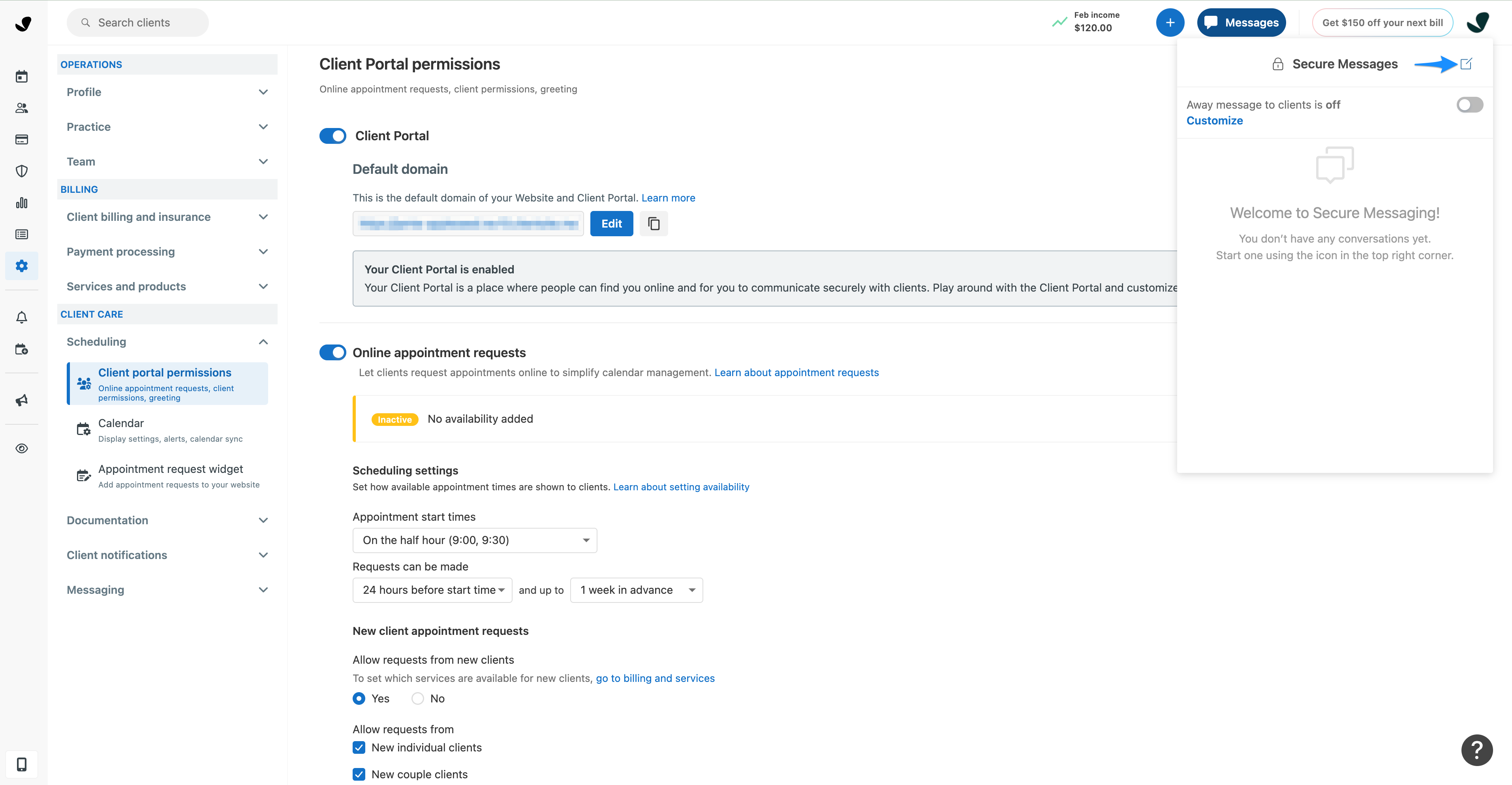 Setting up the Client Portal – SimplePractice Support