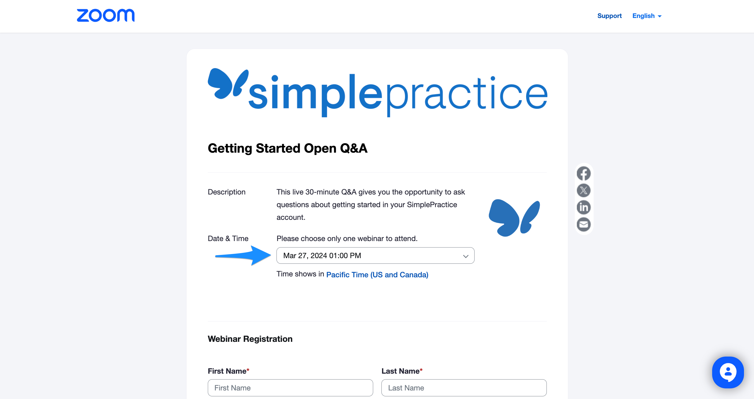 Getting Started Open Q&A – SimplePractice Support
