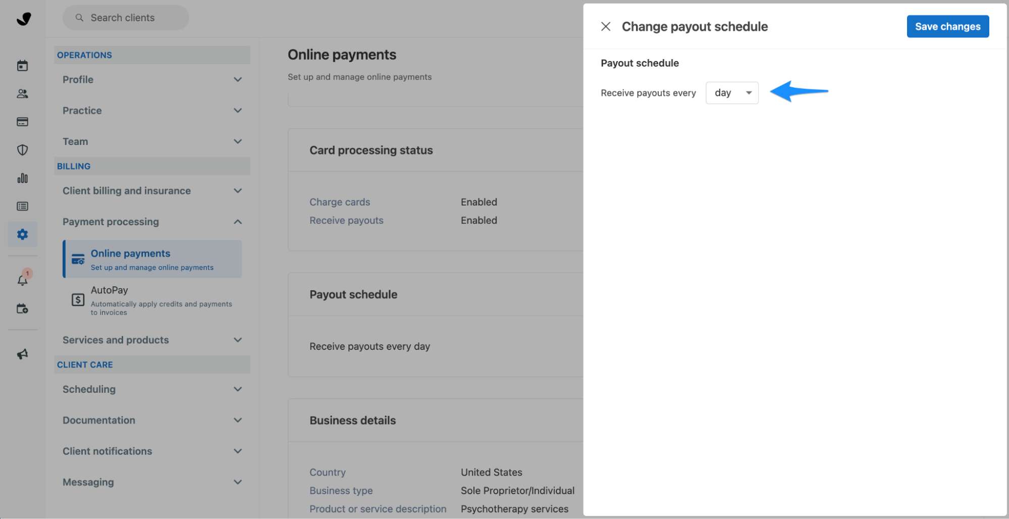 Keeping track of your payouts – SimplePractice Support