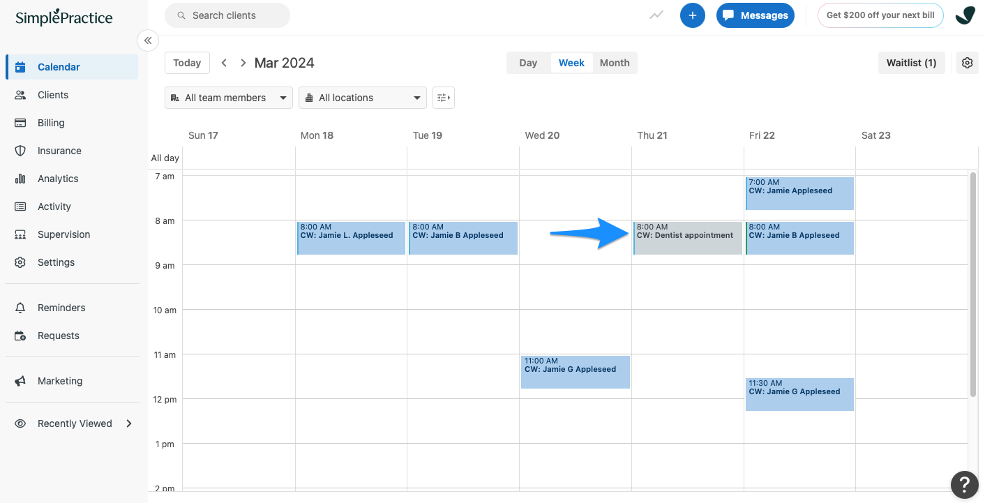 Adding and managing appointments – SimplePractice Support
