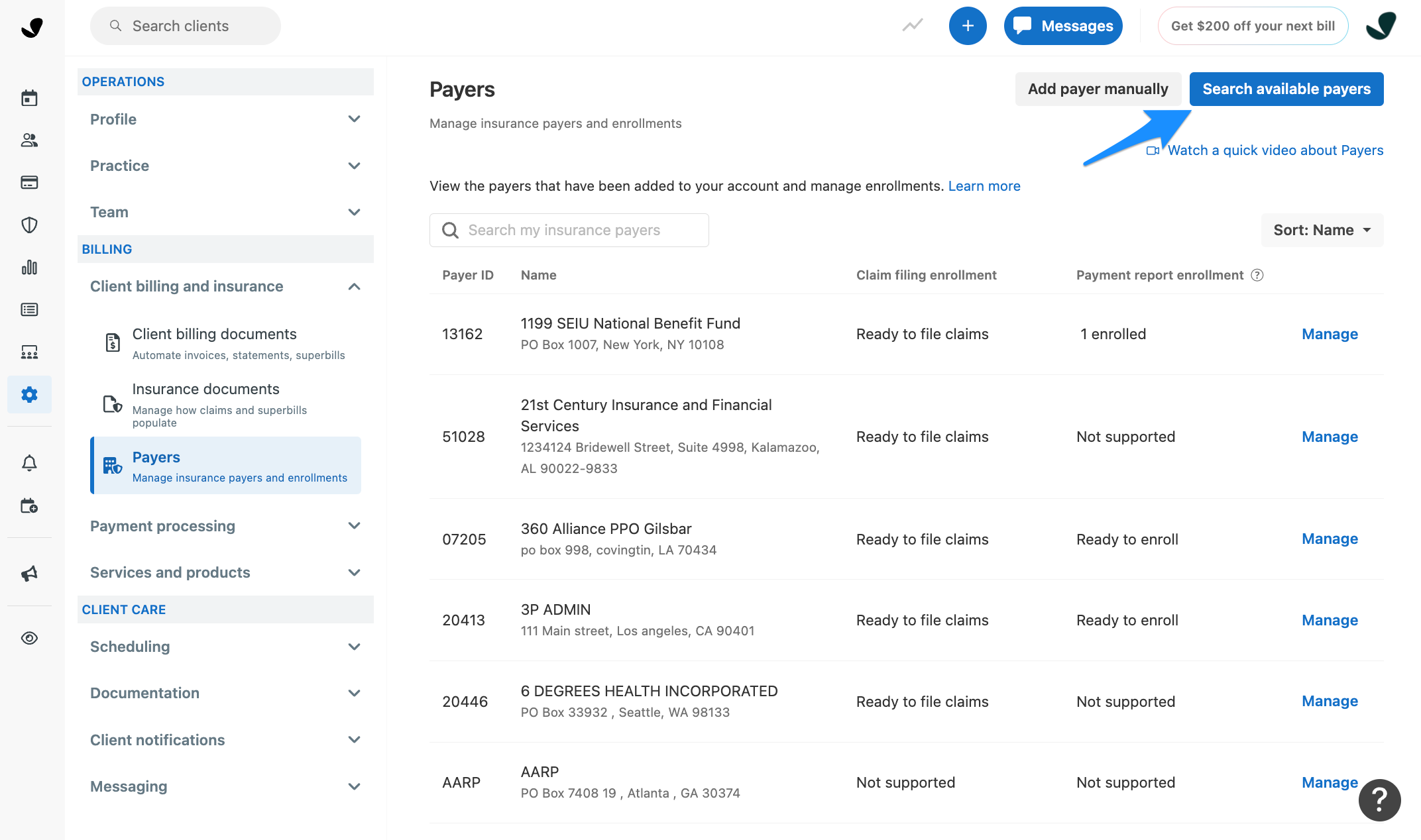 Getting started with insurance billing – SimplePractice Support