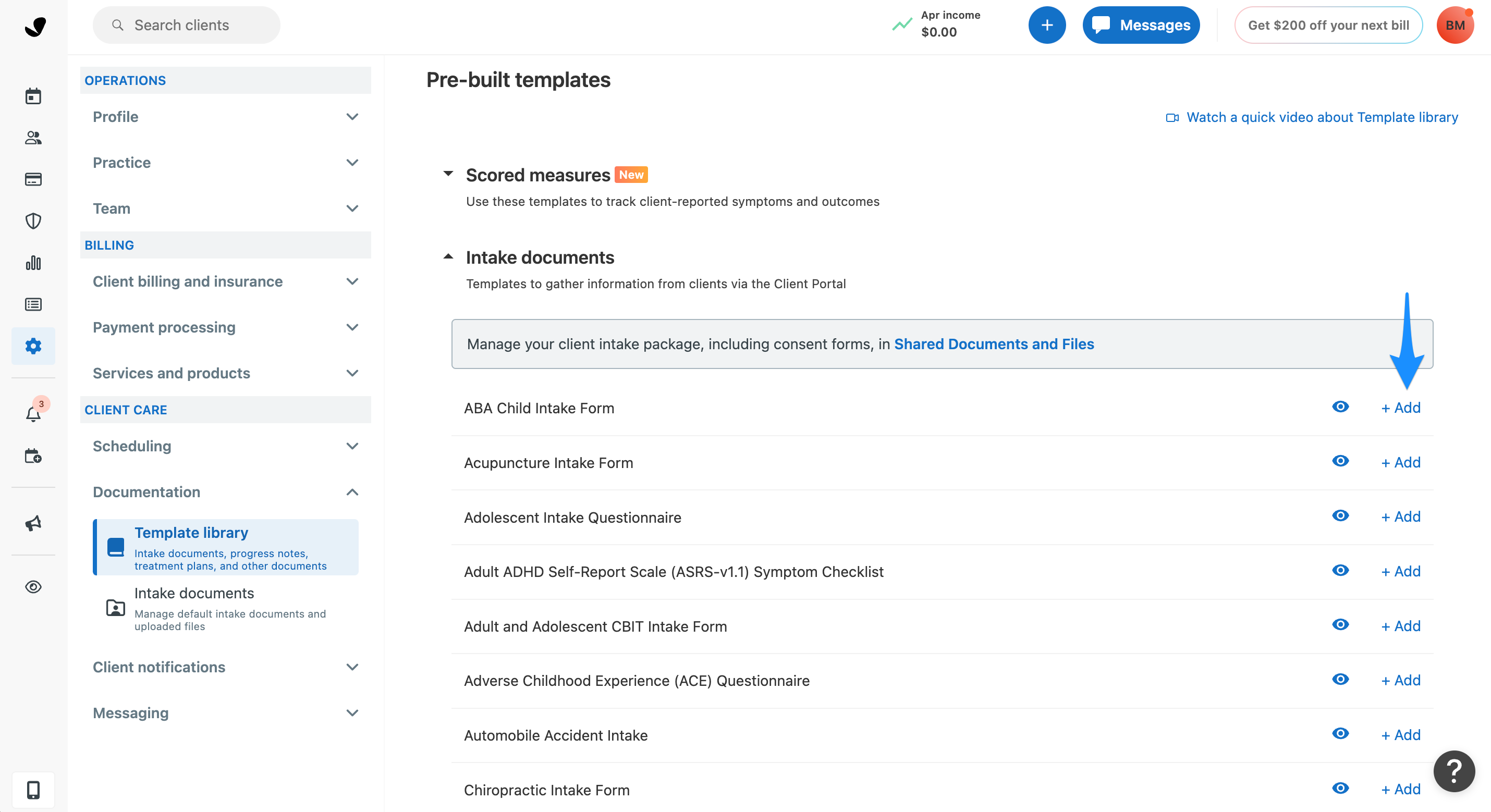 Managing consent forms and intake documents – SimplePractice Support