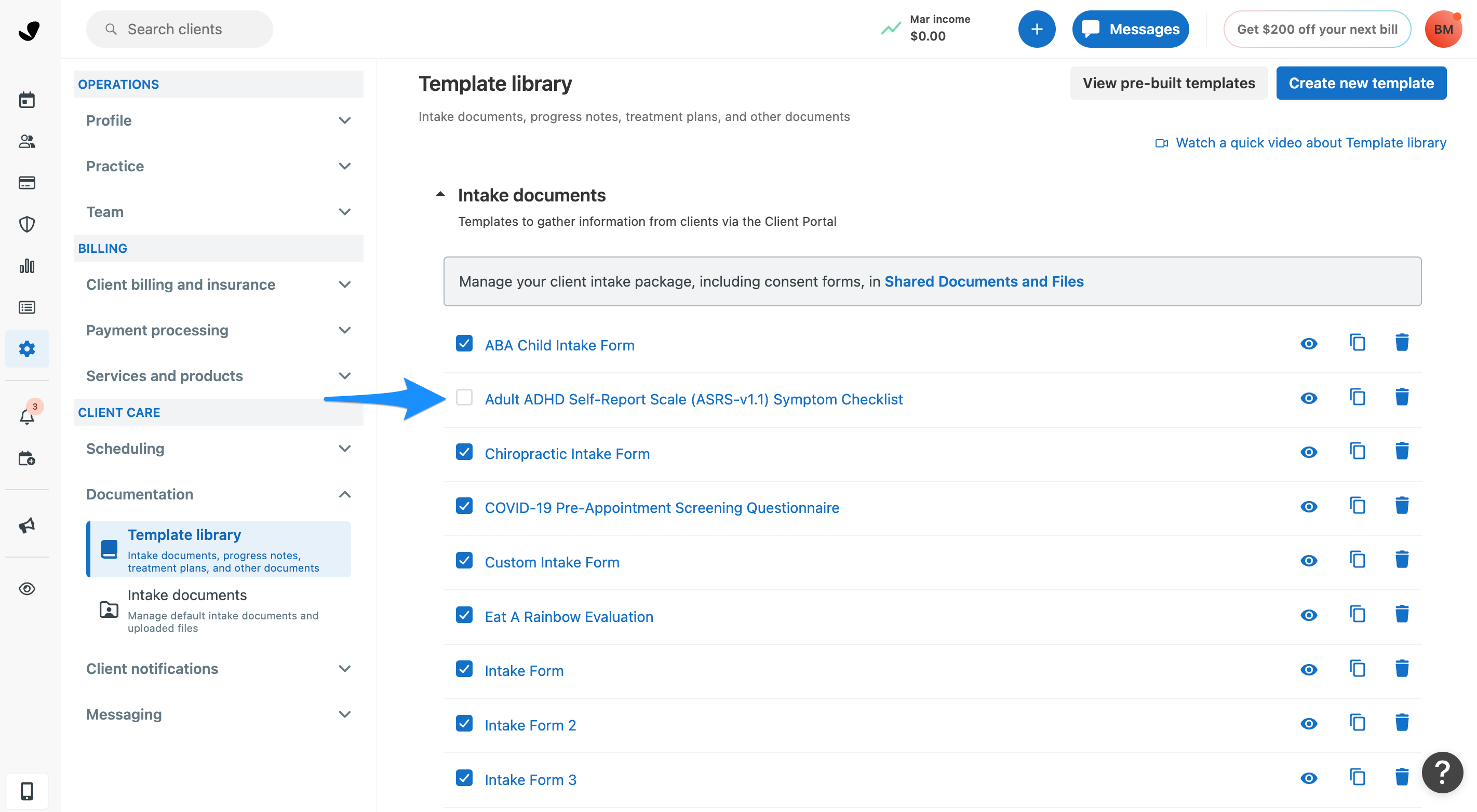 Managing consent forms and intake documents – SimplePractice Support