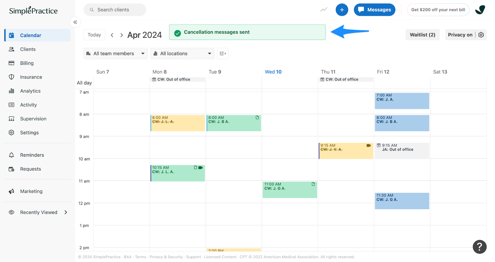 Adding and managing appointments – SimplePractice Support