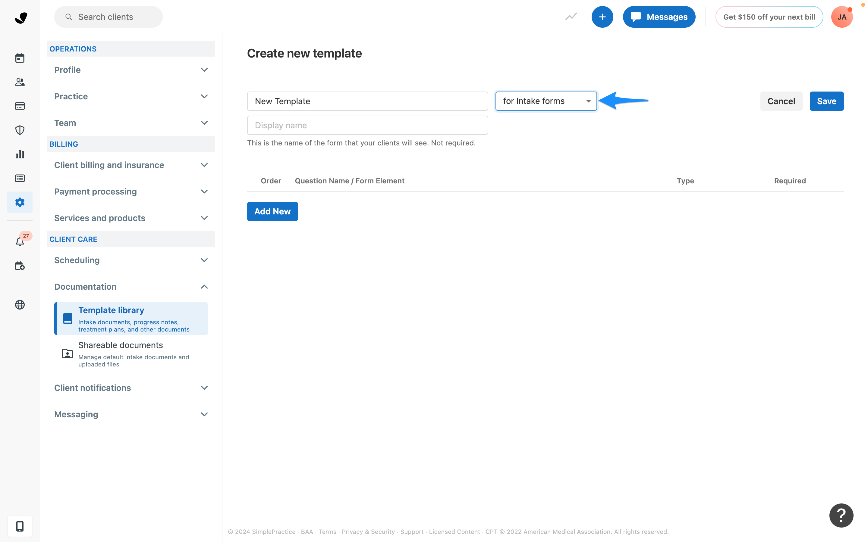 Managing consent forms and intake documents – SimplePractice Support