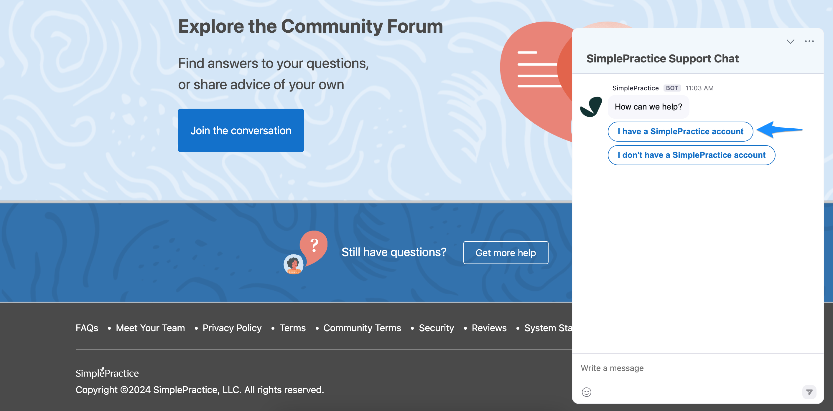 Trouble logging in to your account – SimplePractice Support