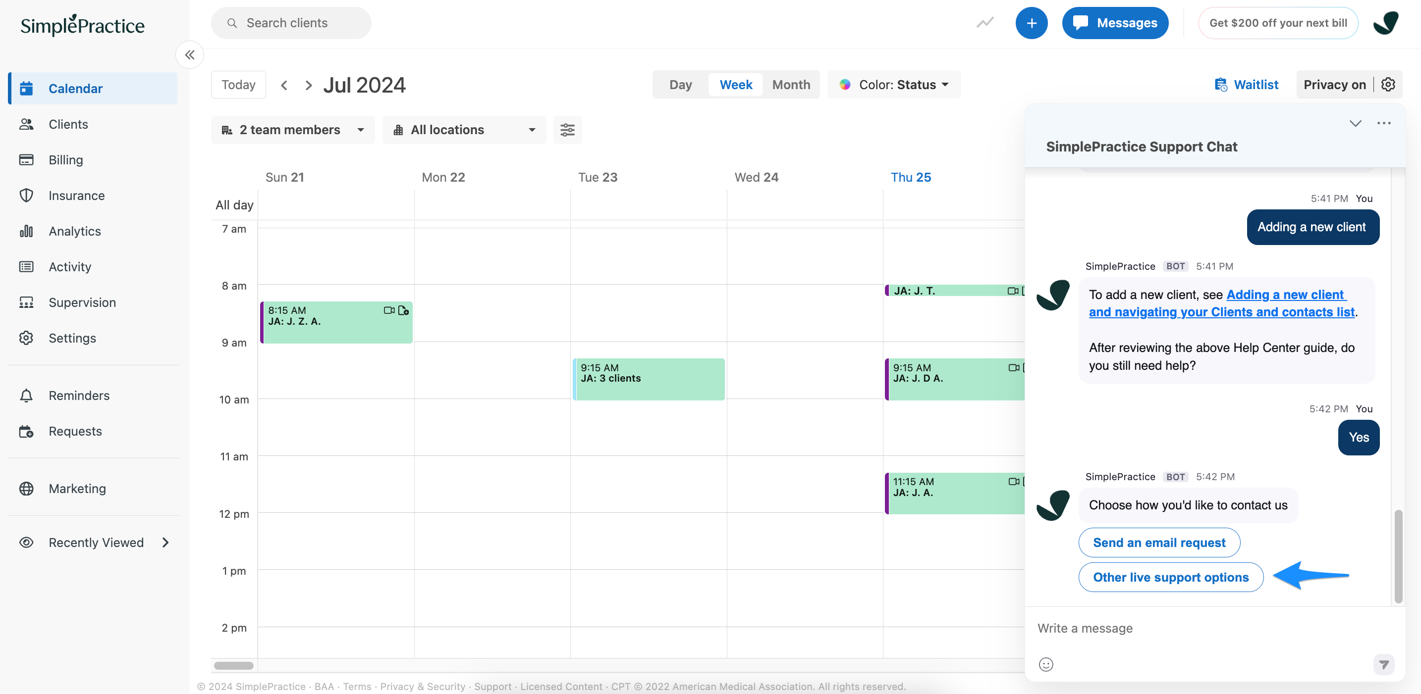 Getting Phone Support assistance – SimplePractice Support
