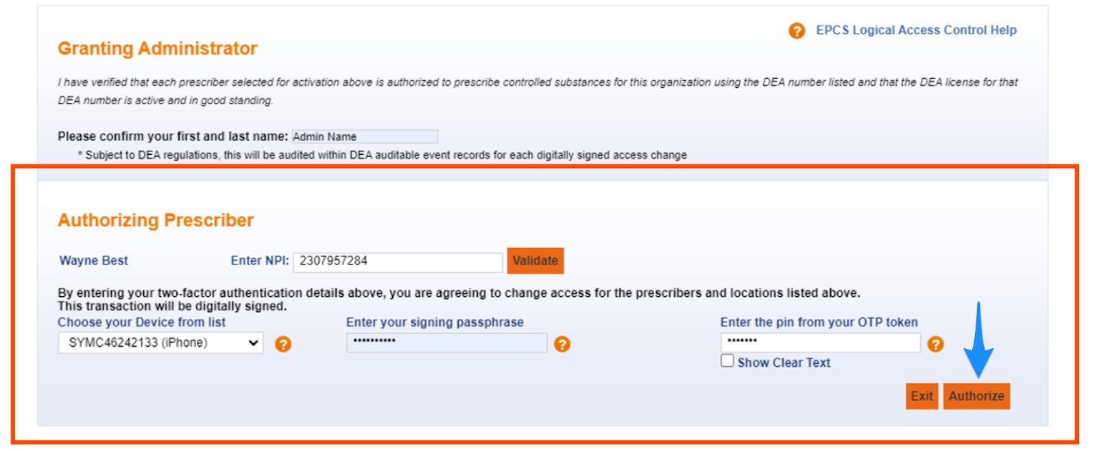 Completing EPCS registration for ePrescribe – SimplePractice Support
