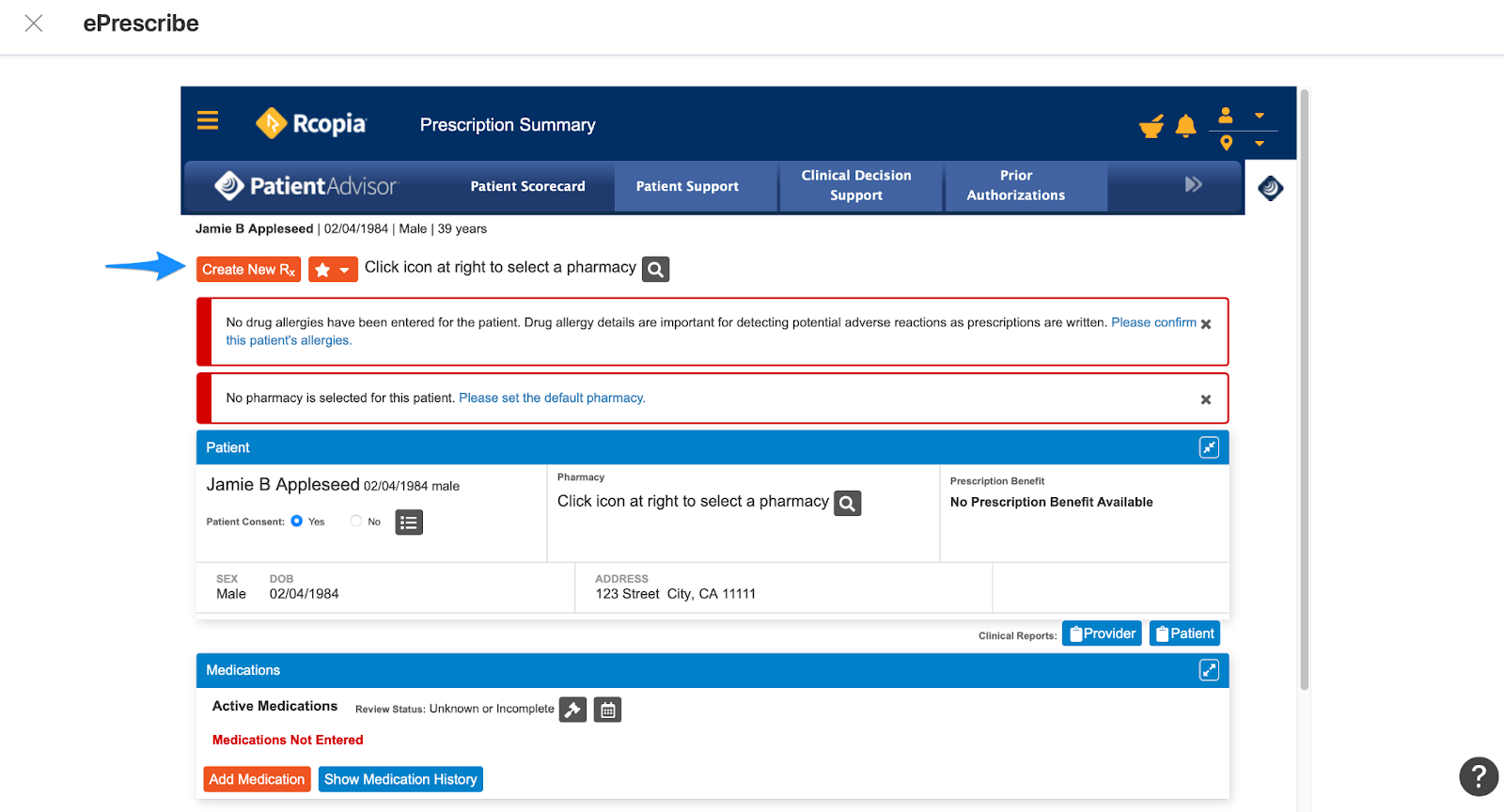 Managing a client’s medications with ePrescribe – SimplePractice Support