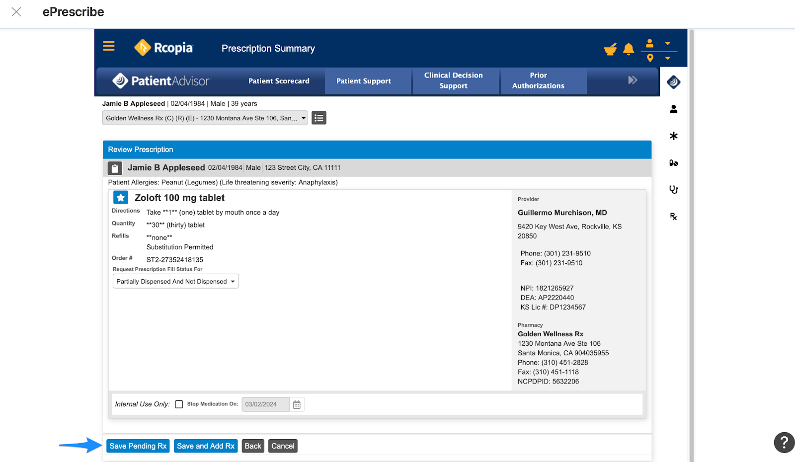 Managing a client’s medications with ePrescribe – SimplePractice Support