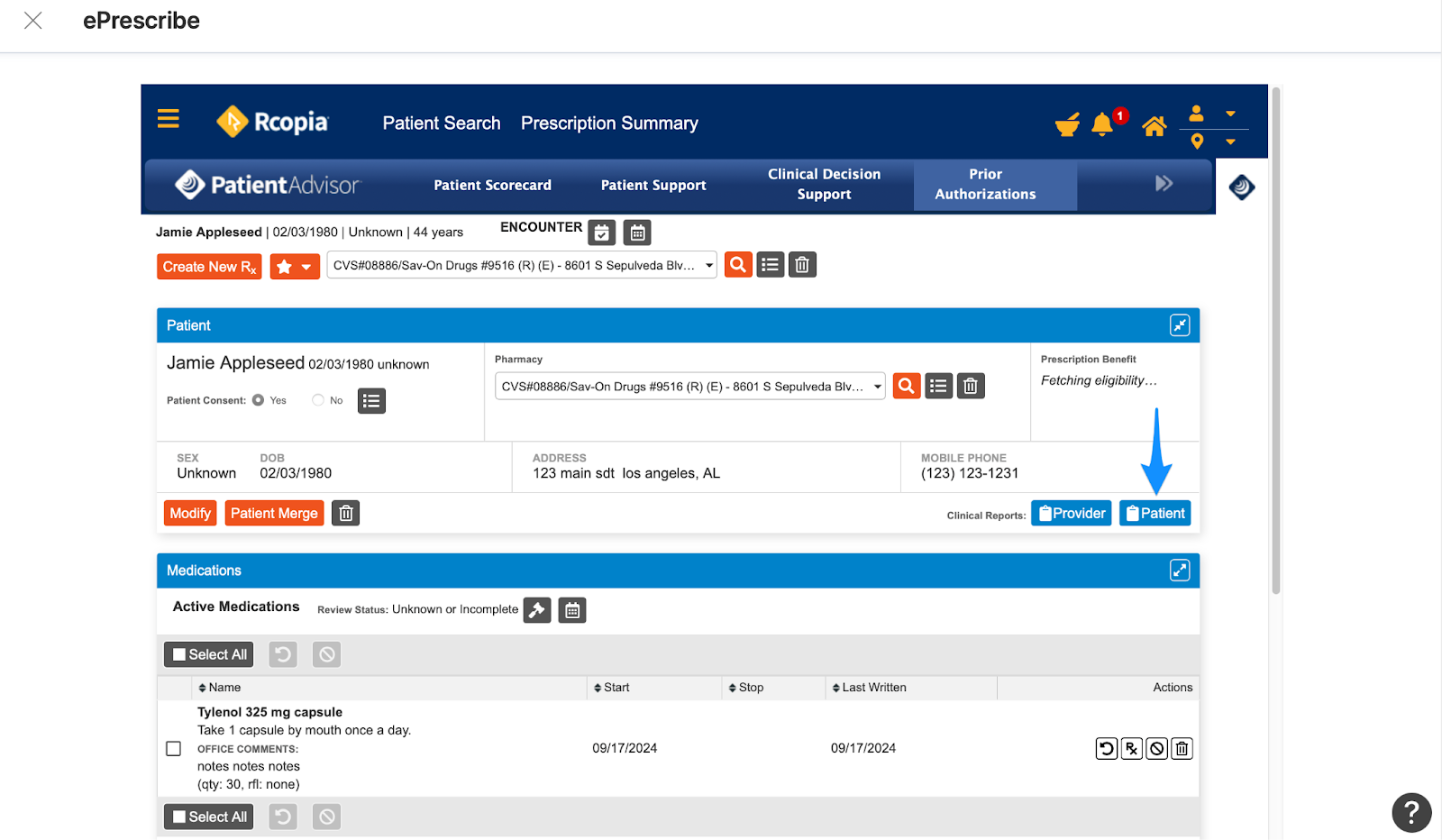 Managing a client’s medications with ePrescribe – SimplePractice Support