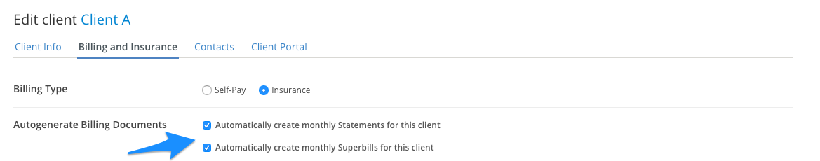 How to share billing documents with clients – SimplePractice Support