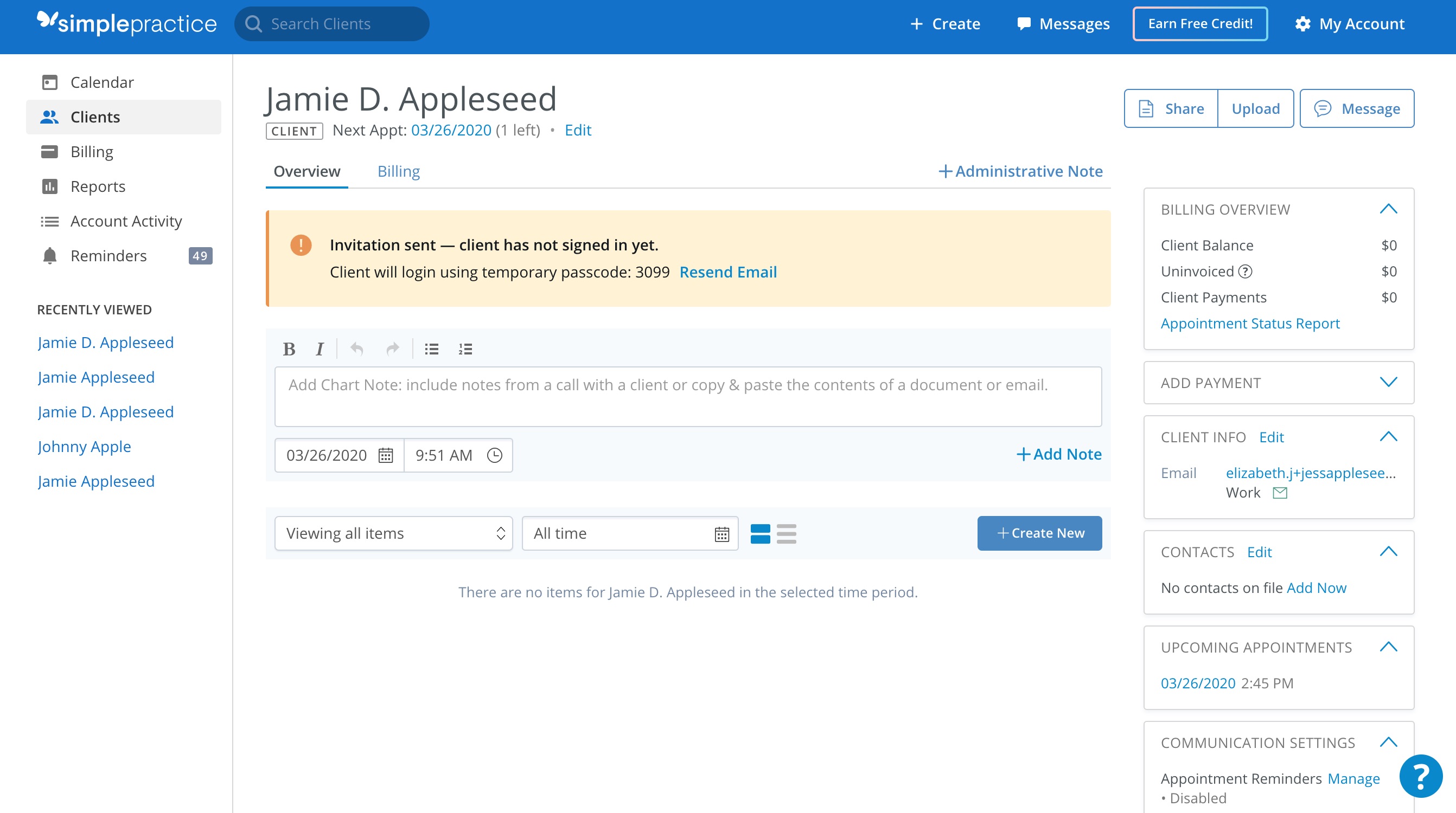 Sending intake forms and documents to clients – SimplePractice Support