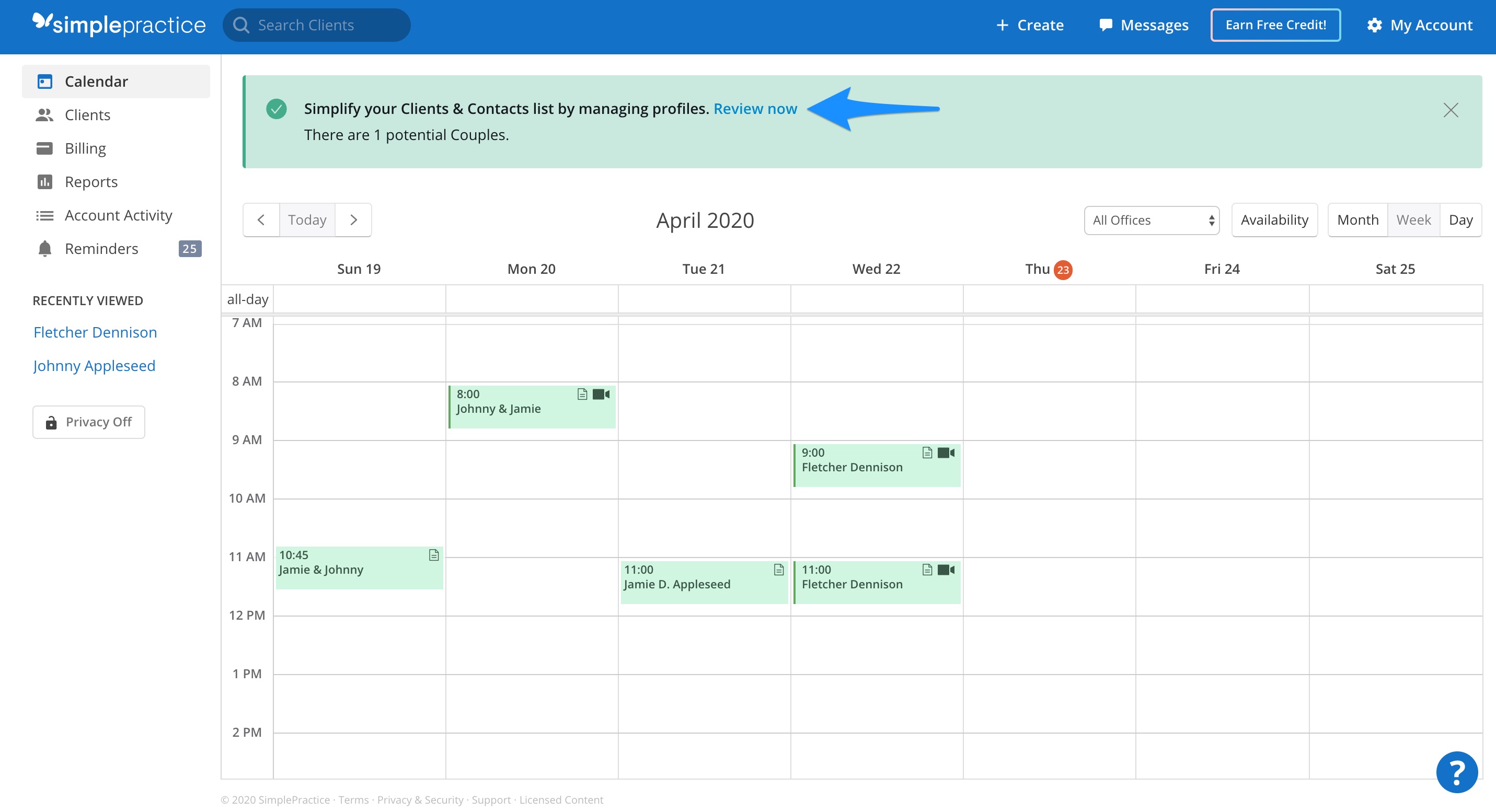 Enhanced Client Management for Couples – SimplePractice Support