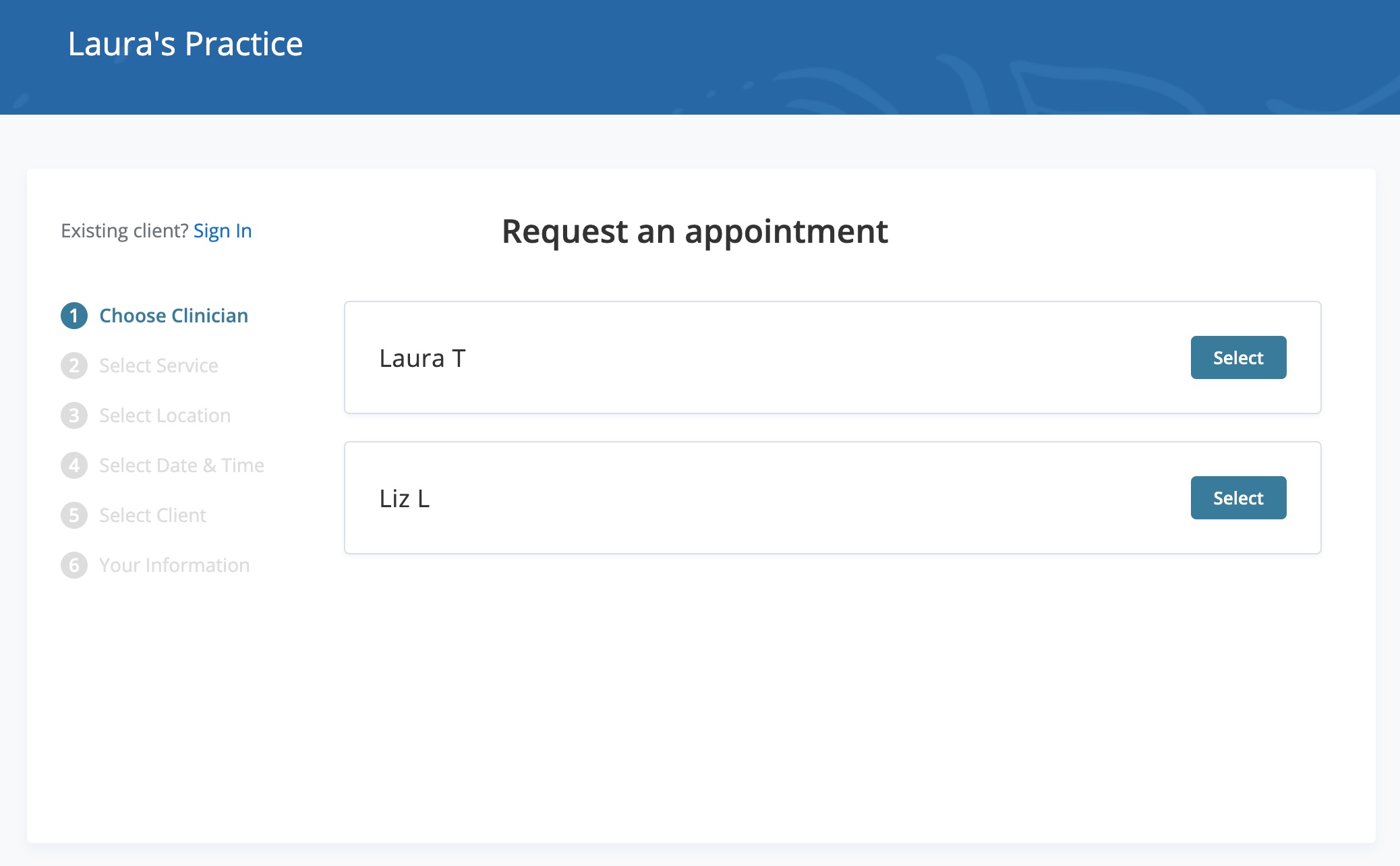 Getting started guides for clients: How to request appointments – SimplePractice Support