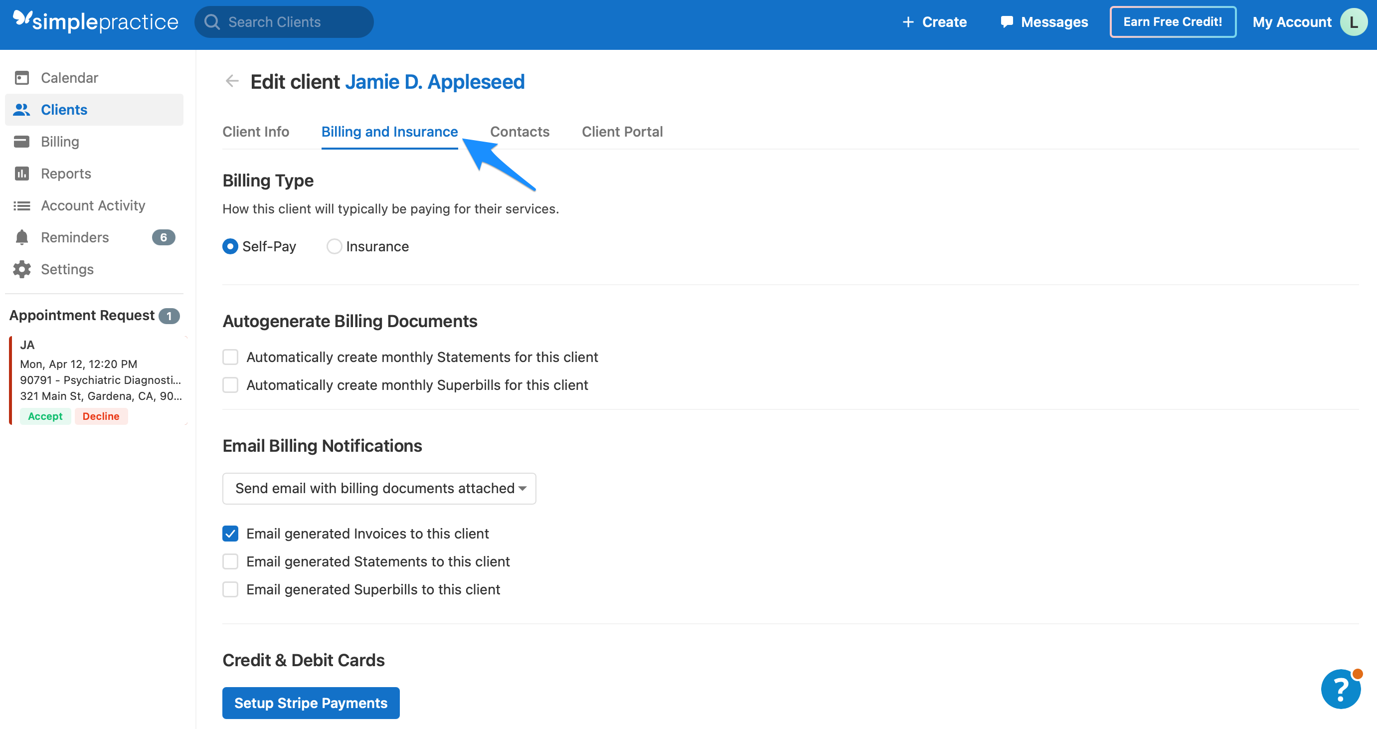 Creating superbills – SimplePractice Support